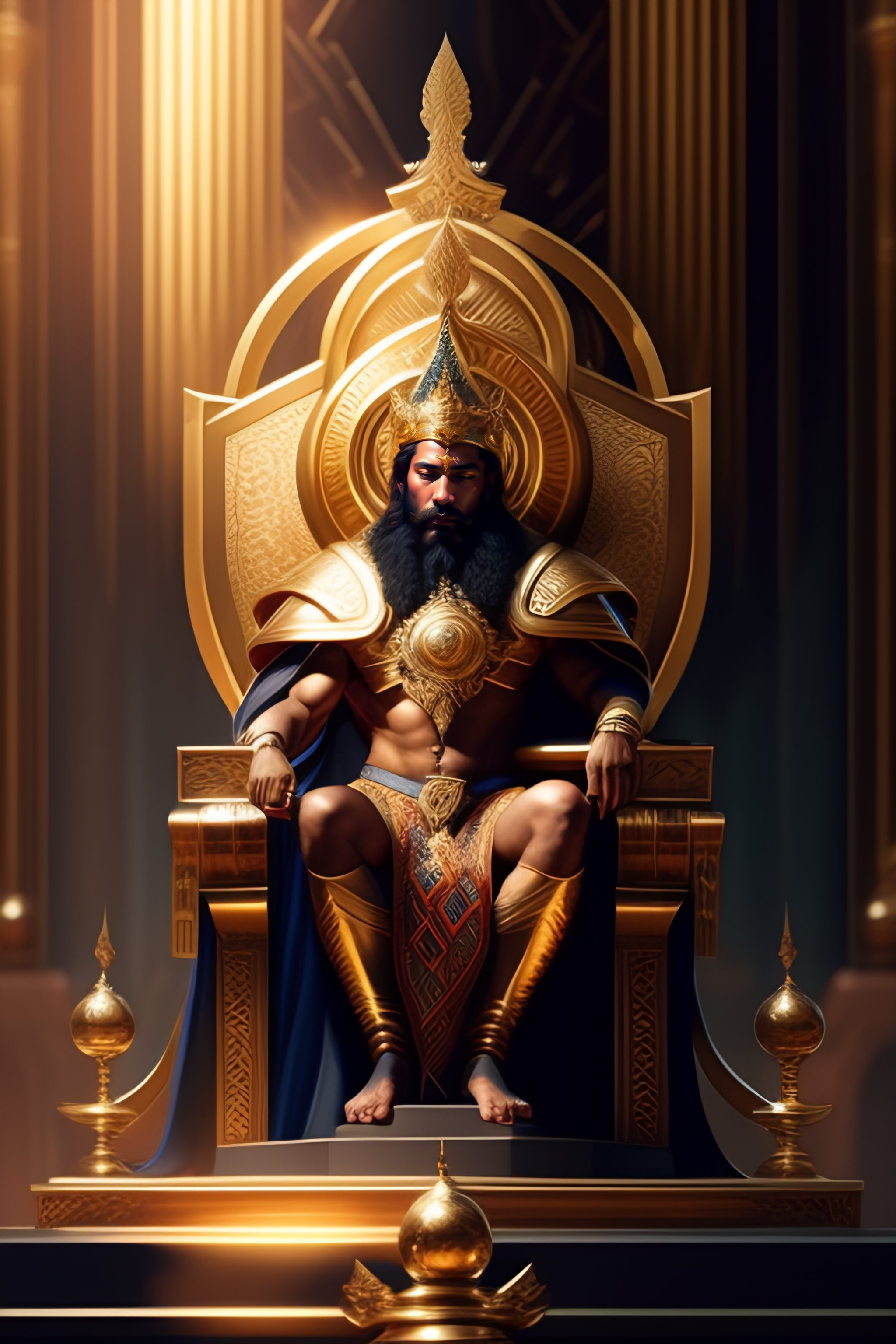 Lexica - God Sitting on the Throne Being Worshiped by the Nations ...