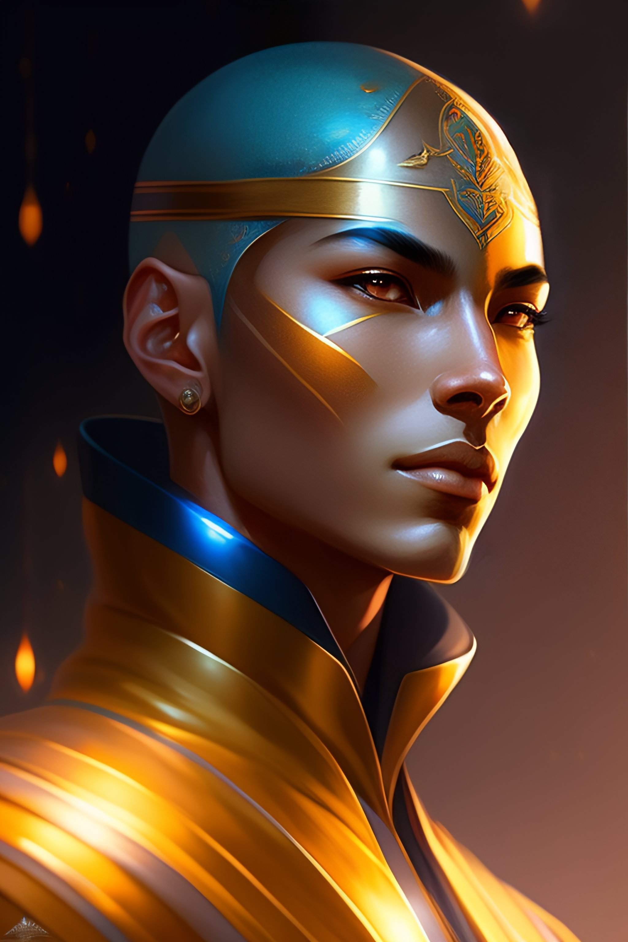 Lexica - Symmetry!! portrait of aang, avatar the last airbender ...