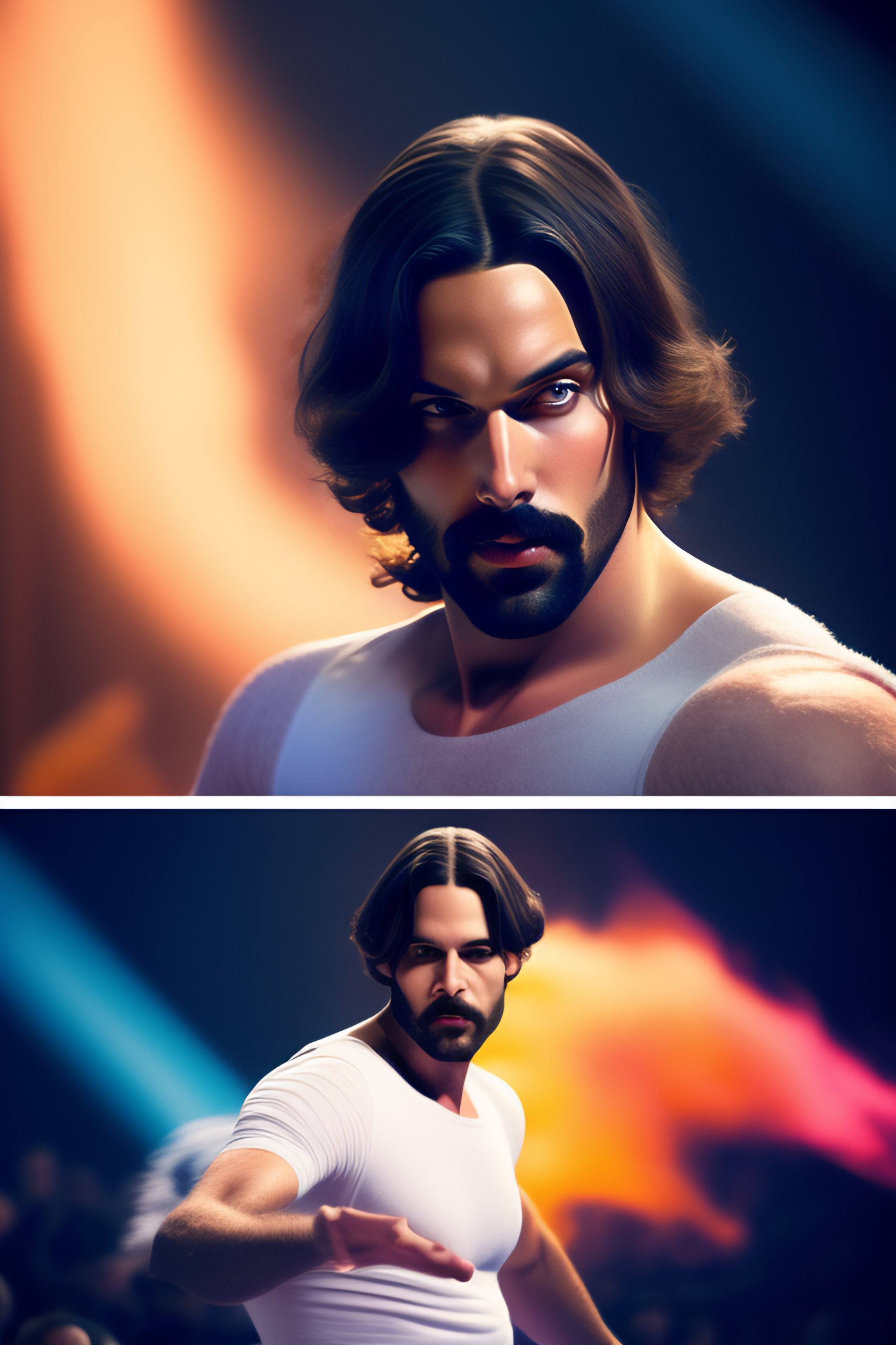 Lexica - Keanu reeves dancing macarena