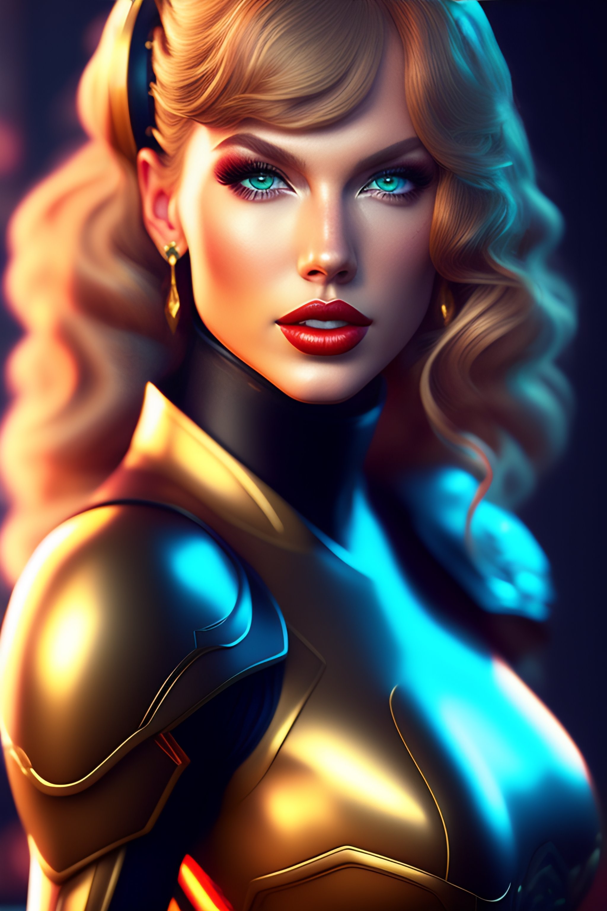 Lexica - Portrait of Taylor Swift as SAMUS ARAN. Metroid. HD, 4K ...