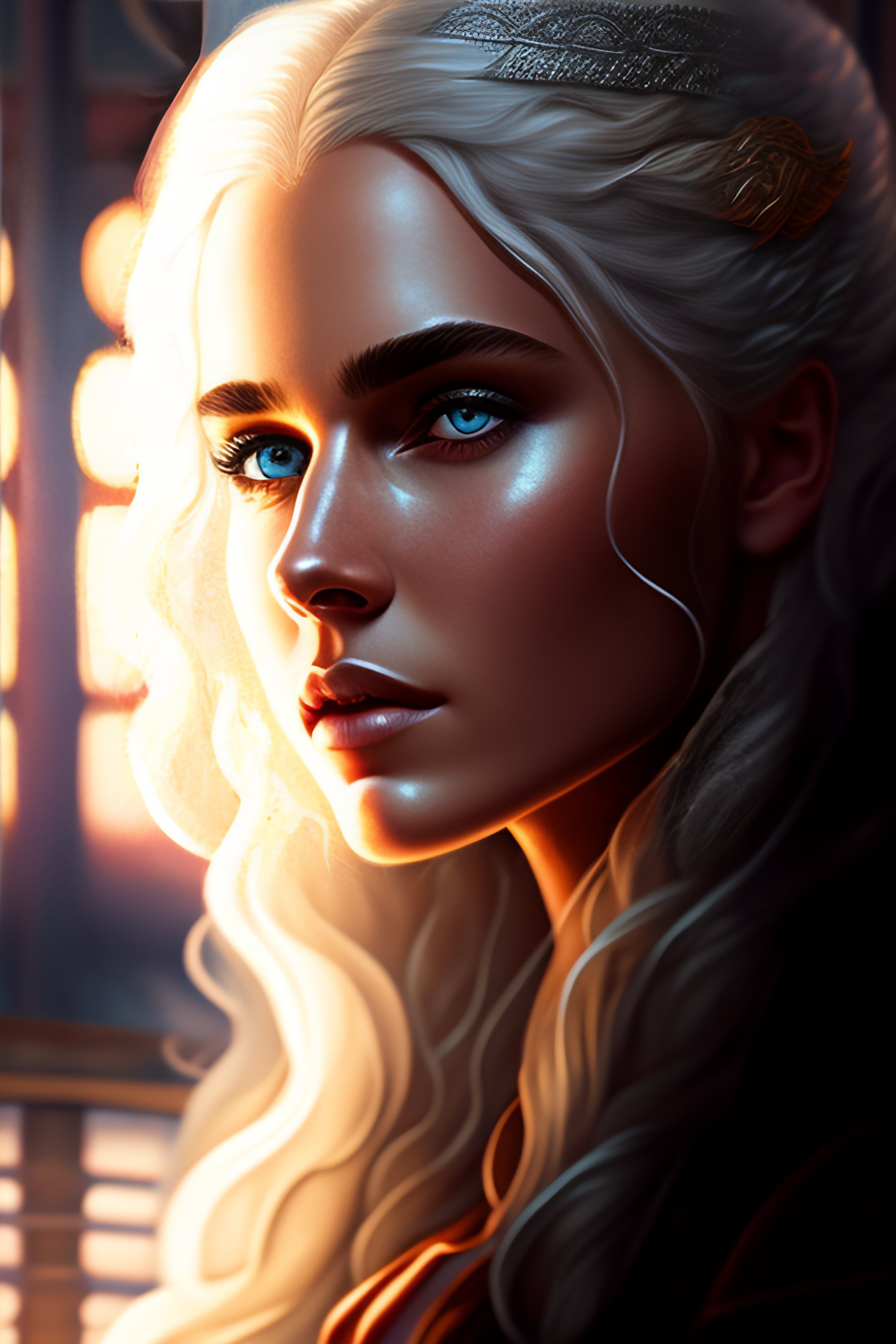 Lexica - "A photograph of a [[[[Daenerys Targaryen]]]], digital photo ...