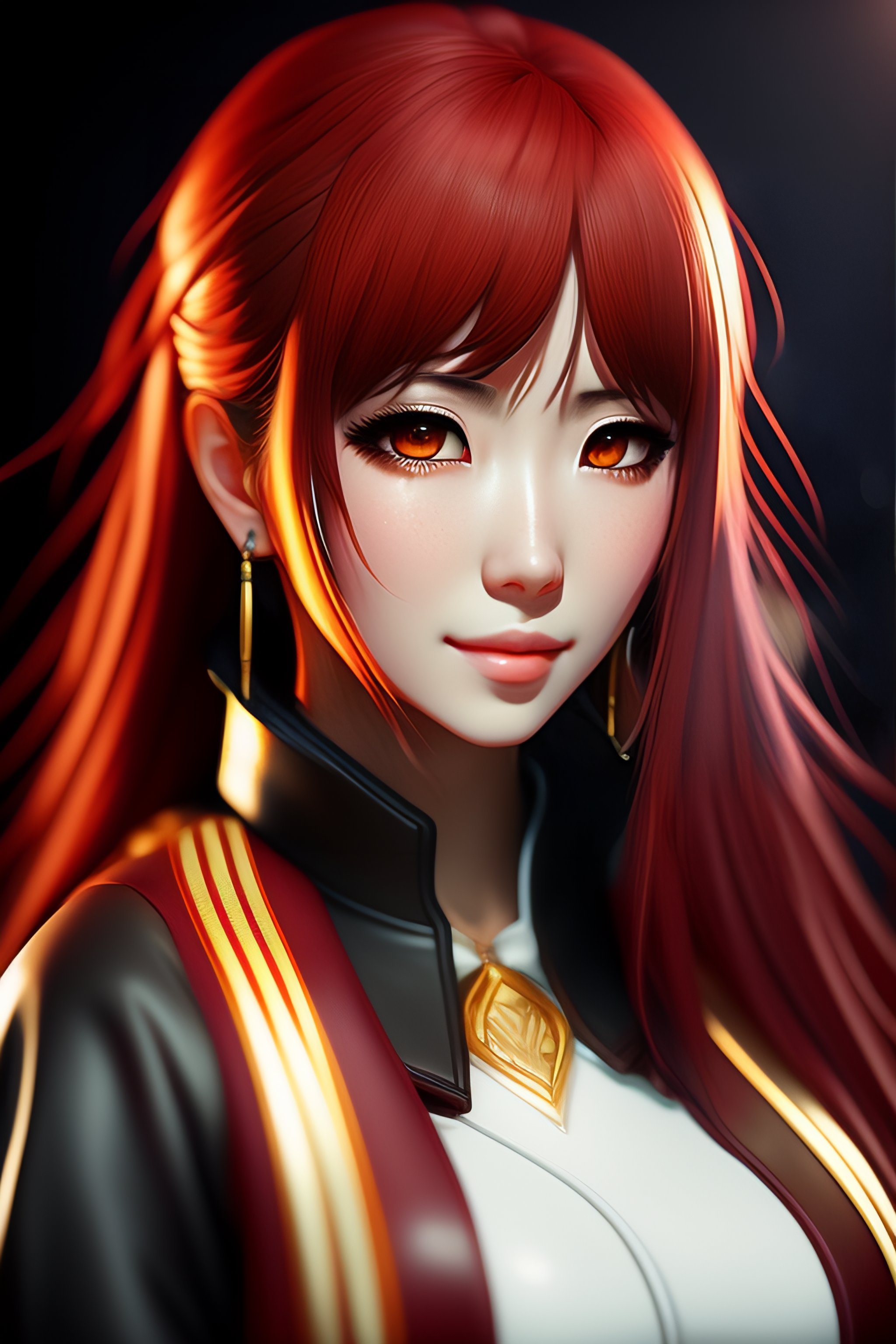 Lexica - Portrait of an anime character hyper realistic