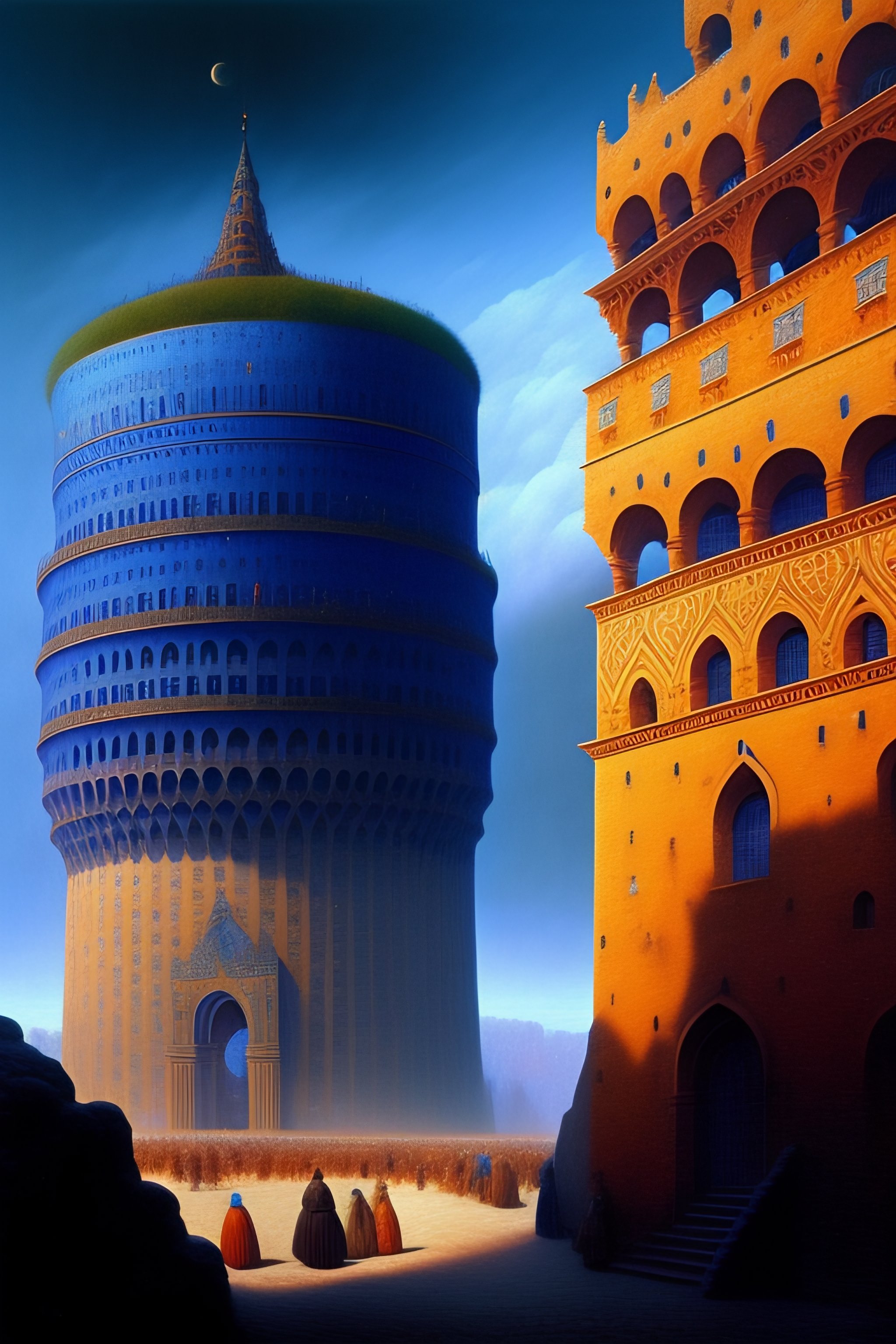 Lexica - Highly detailed, brueguel,8k, ernest fuchs, The Tower of Babel ...