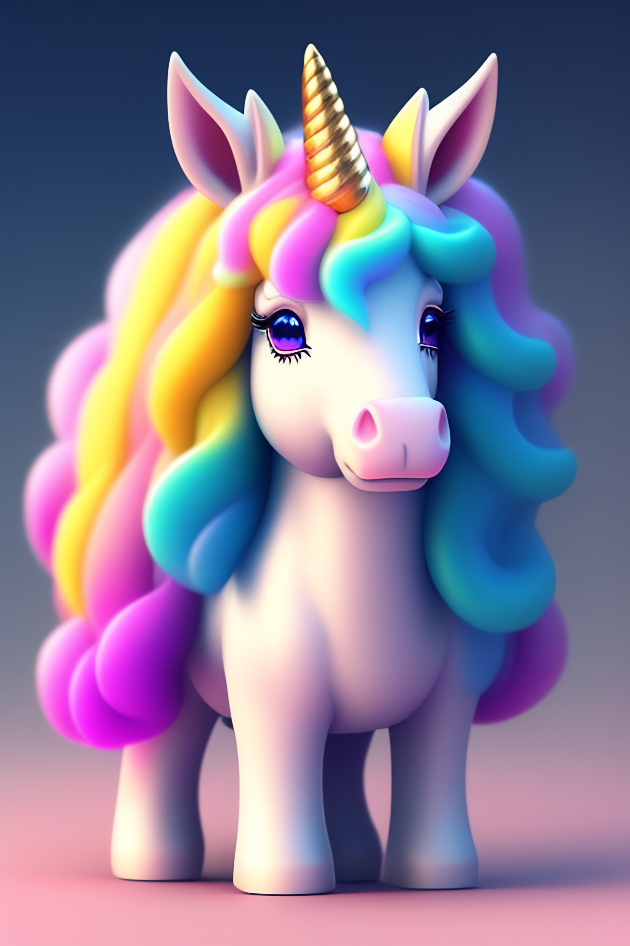 Cute Unicorn Cartoon