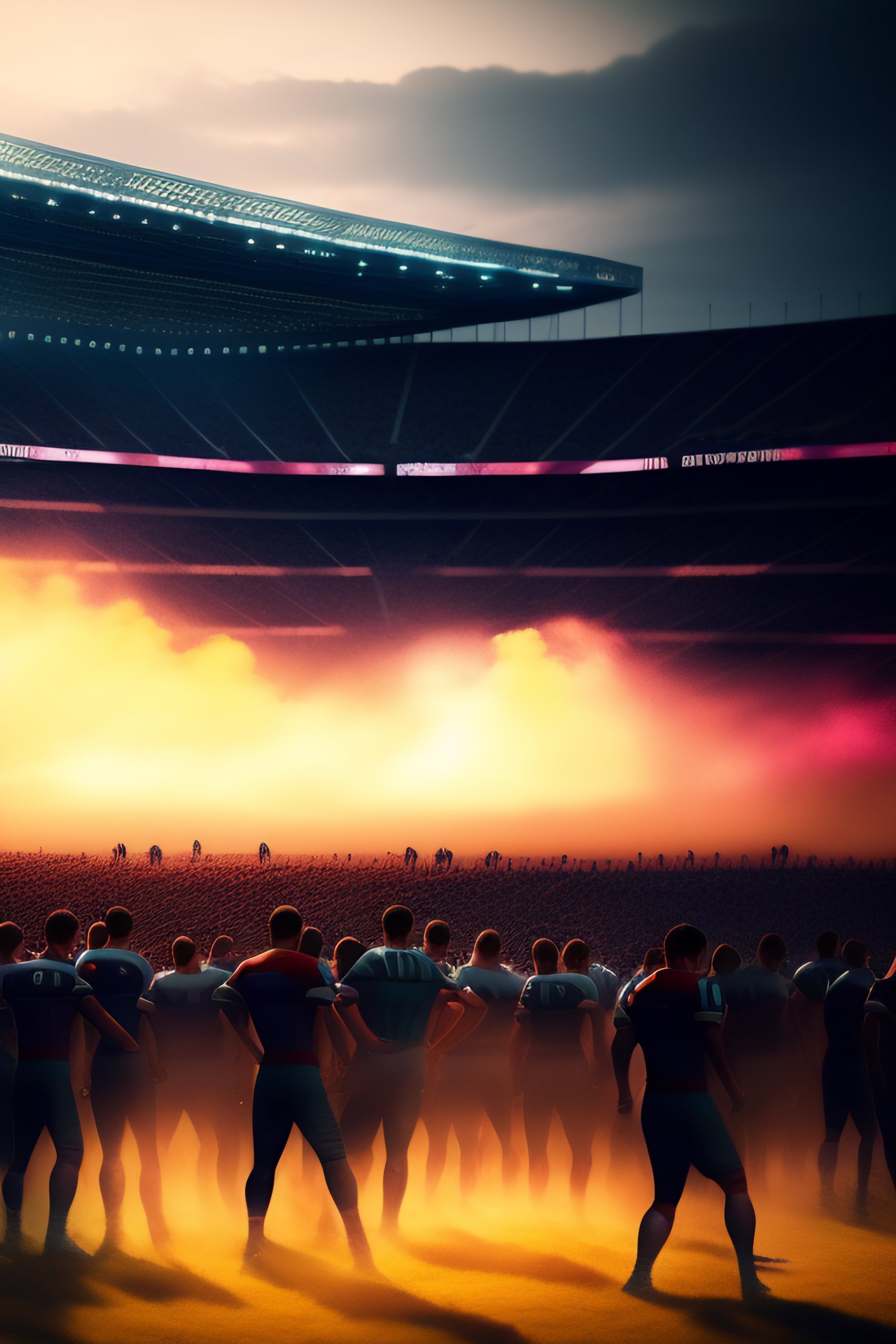 Lexica - Riot in football stadium