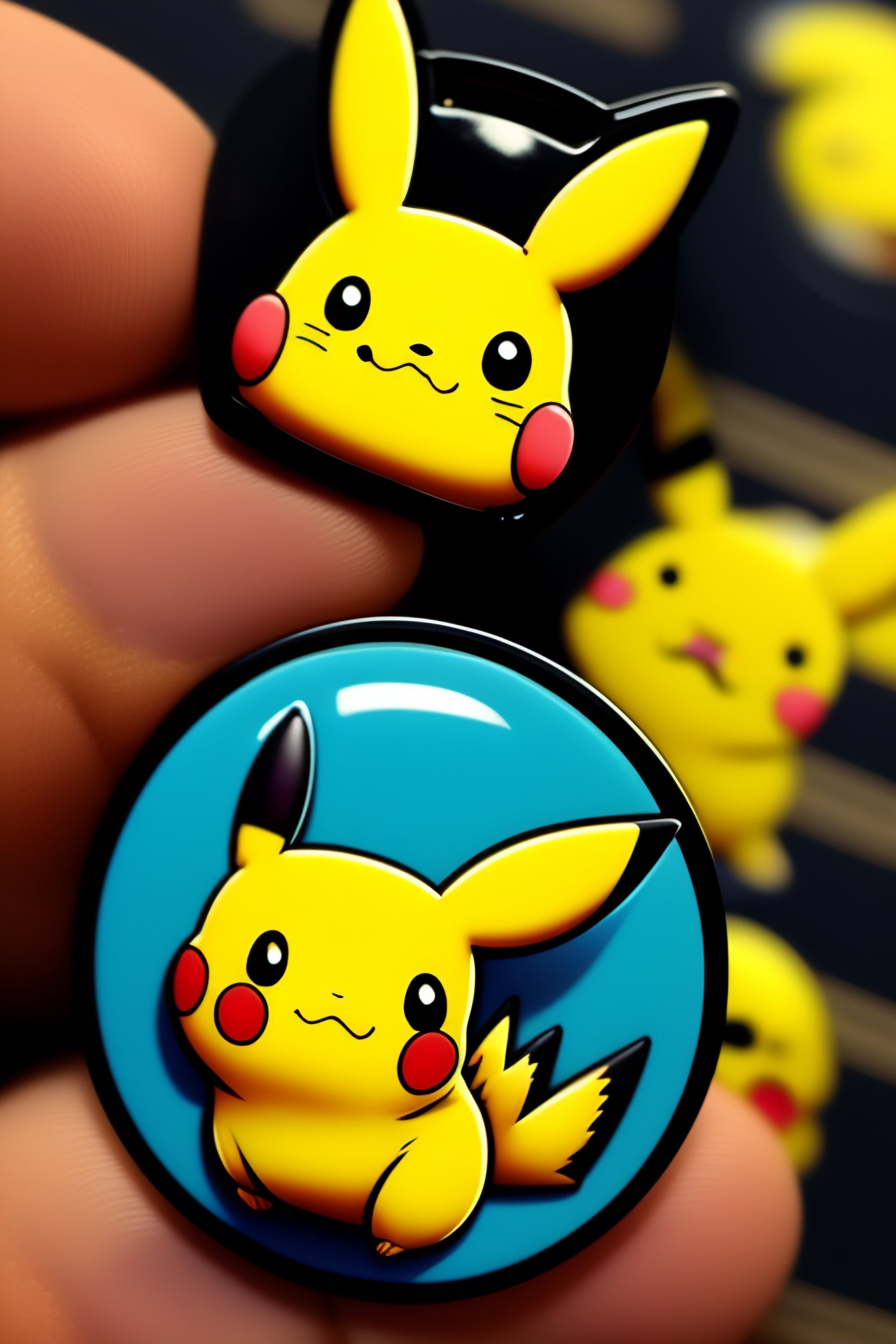 Lexica - Cute 2D pikachu anime Style Stickers