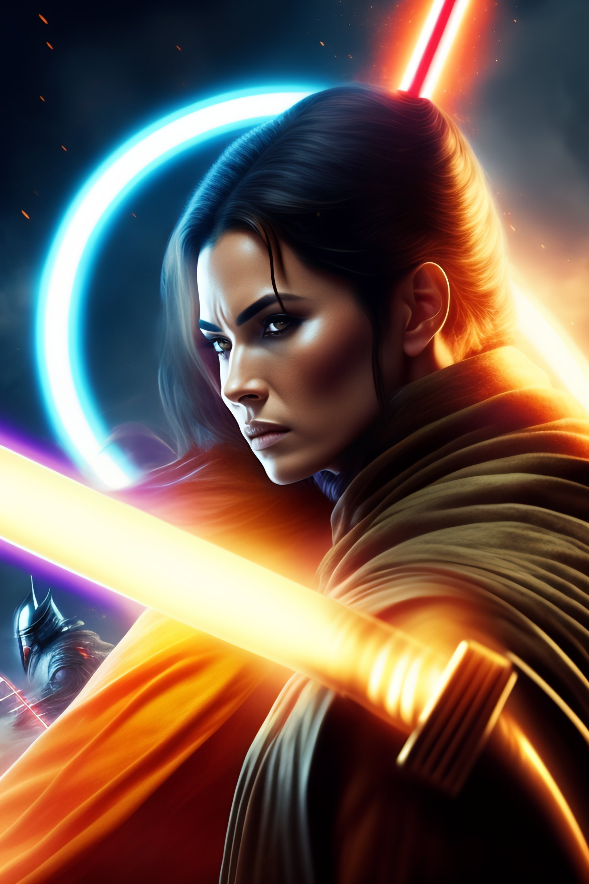 Lexica - Two jedi fighting
