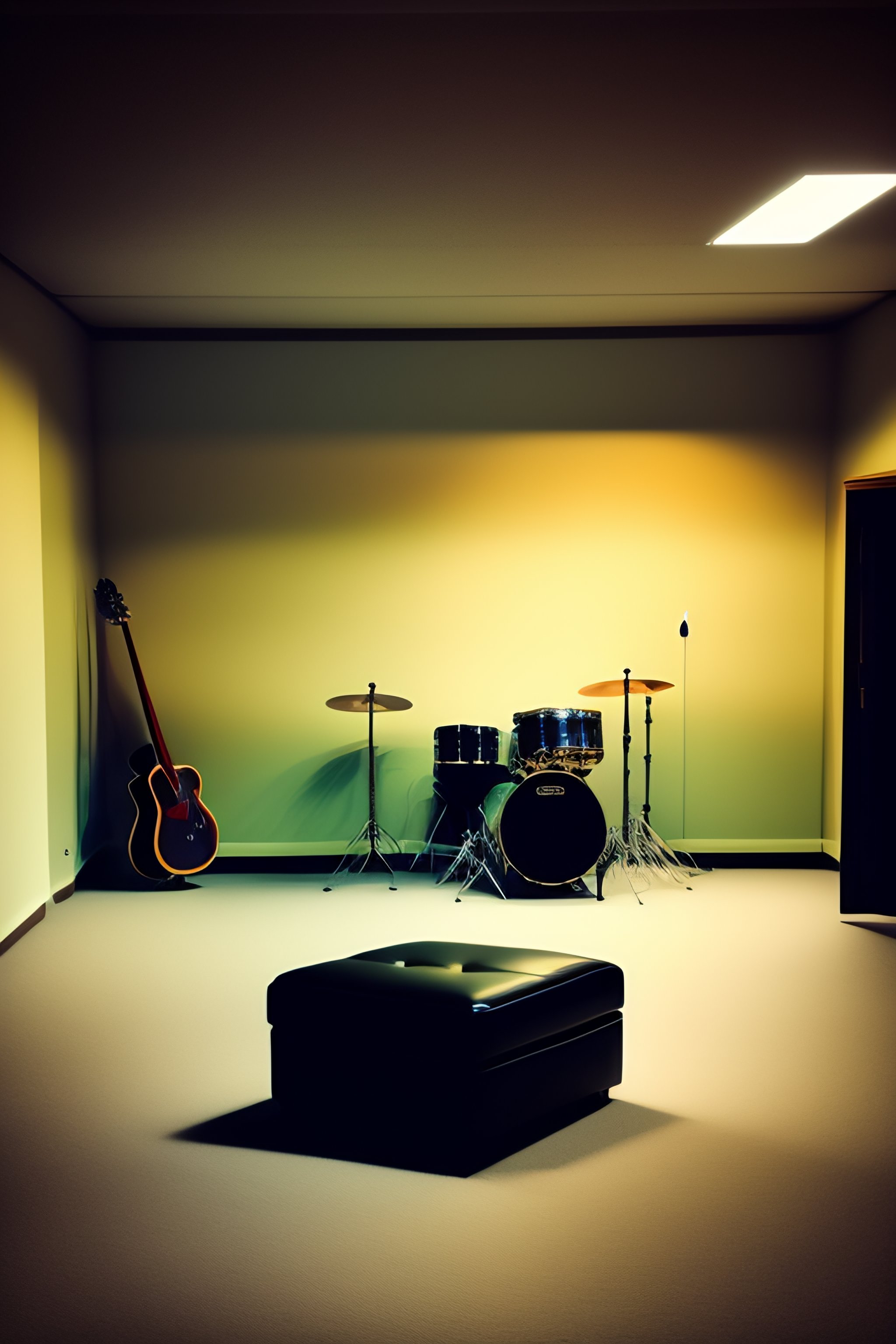 Lexica - Low quality liminal space empty band room lonely nostalgic