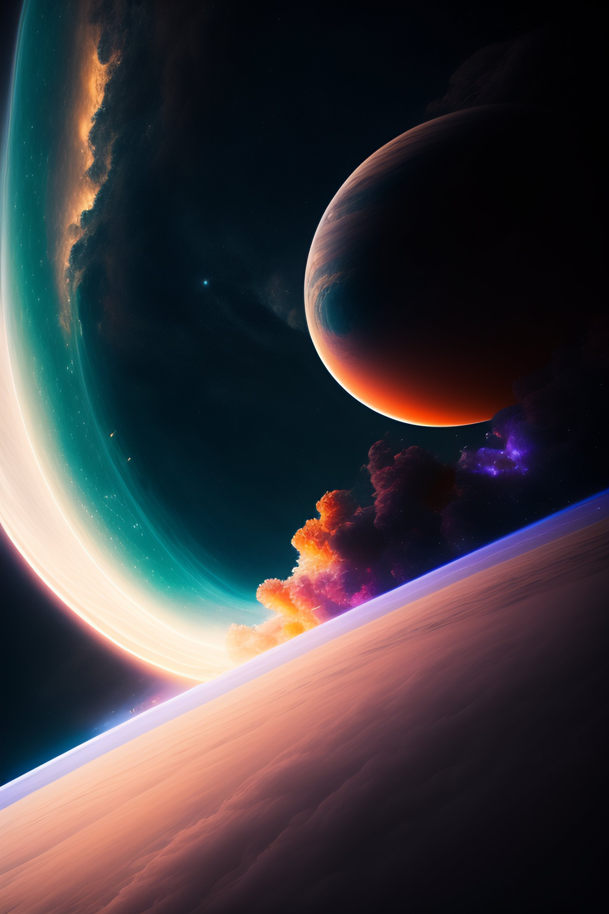 Lexica - Astronaut drifting in cosmos, 8k, hyper realistic, details
