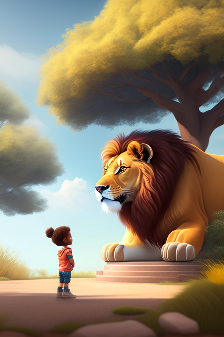 Lexica - Develop a 4K 3D animation scene where boy and girl kid ...