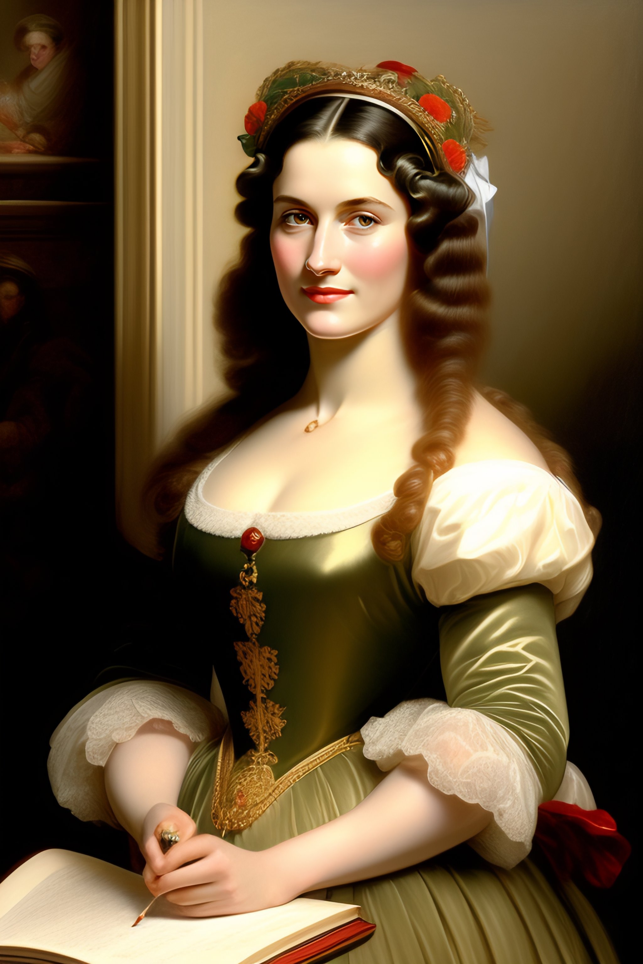 lexica-how-to-draw-a-woman-with-pencil-by-hogarth