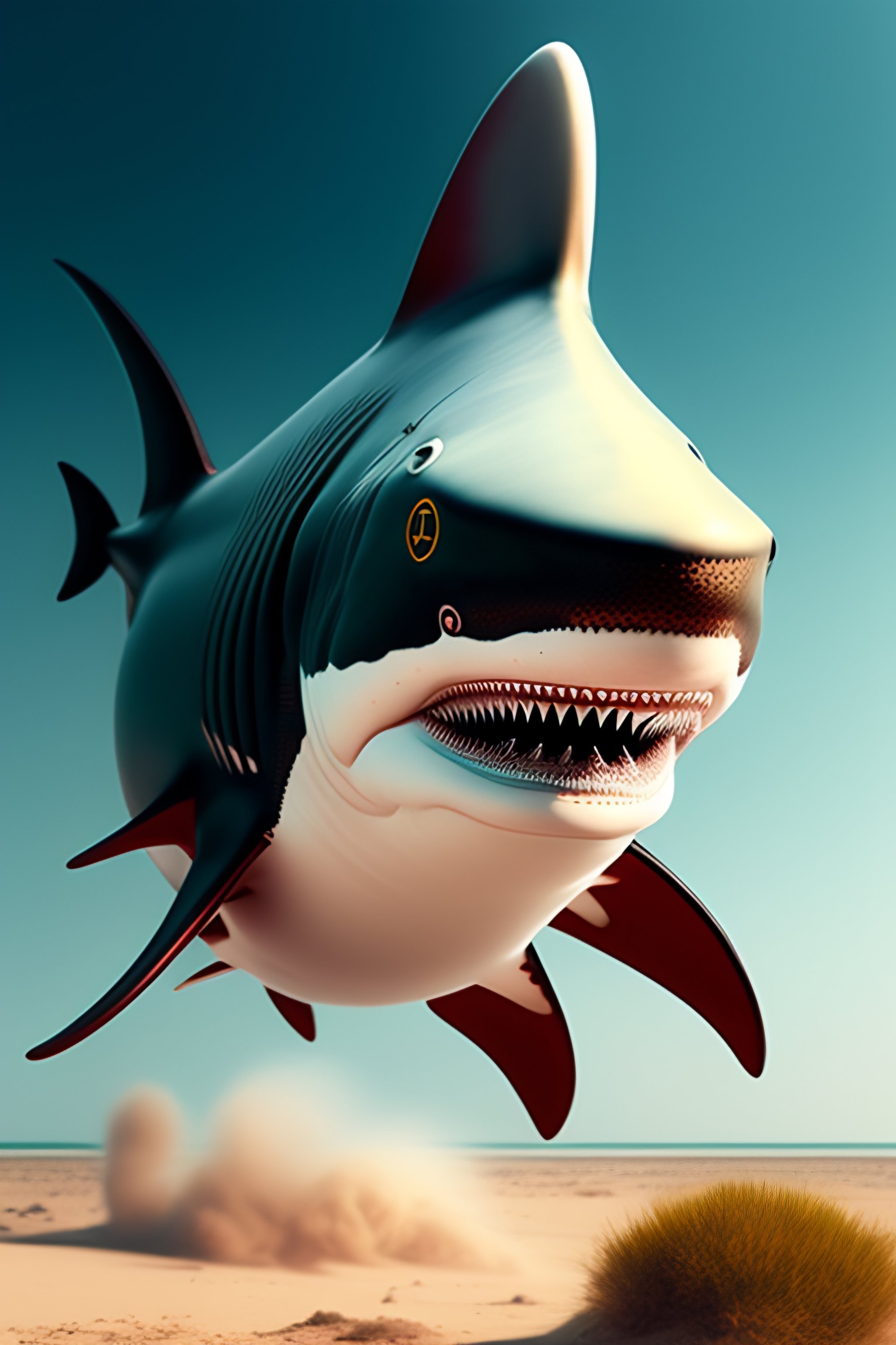 Lexica - A shark with a football helmet,, quality photography by wes ...