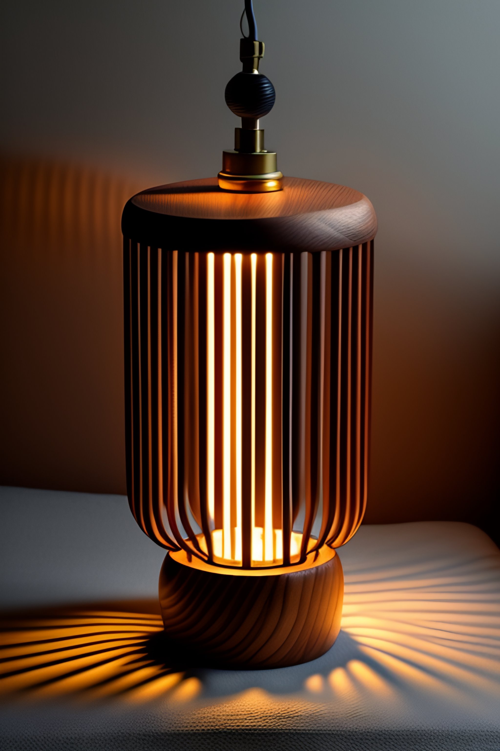 Lexica - Wooden sealing lamp