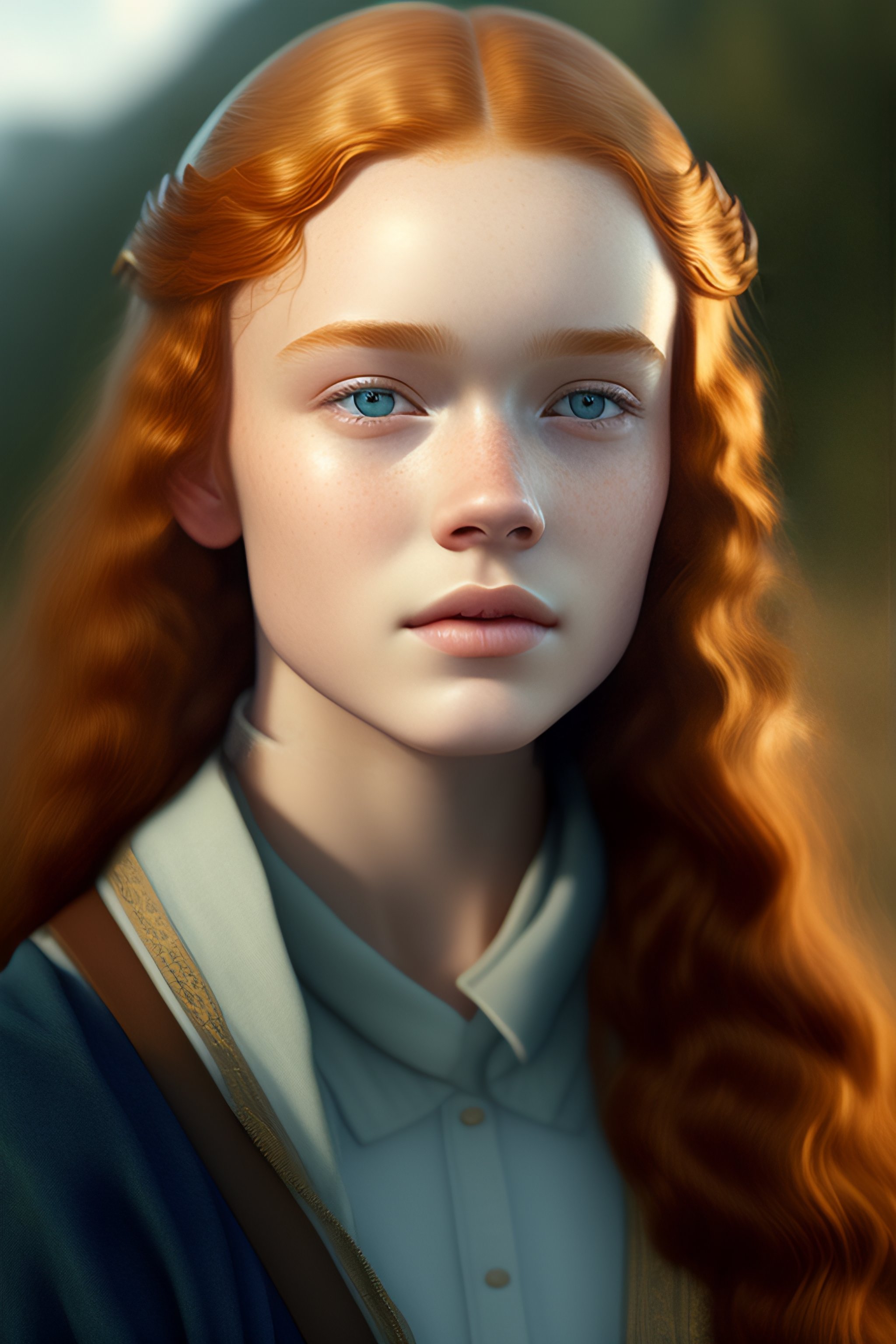 Lexica - Epic masterpiece young ginger Sadie Elizabeth Sink, sweaty ...