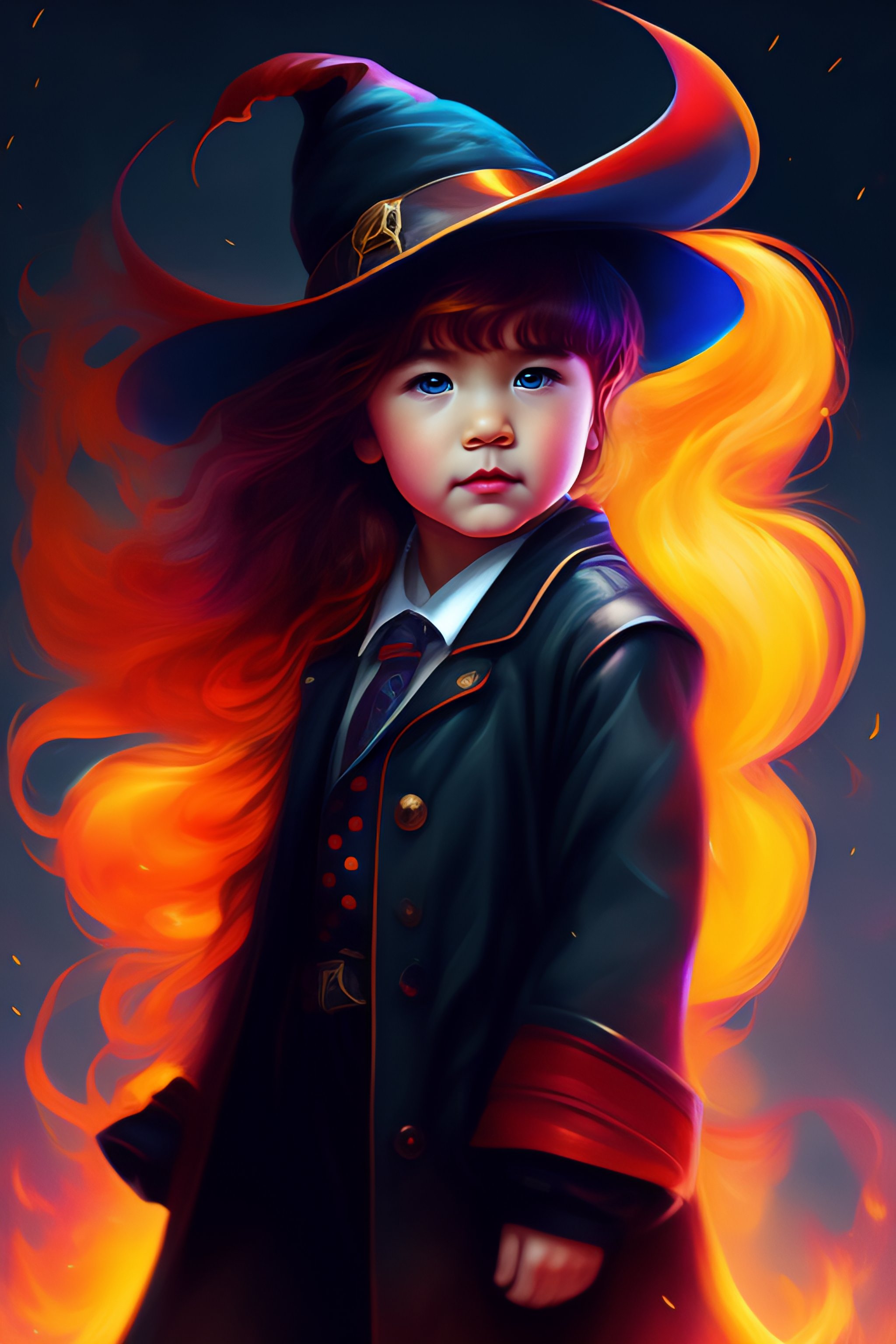 Lexica - Little witch explosion of primary color fighting deamon