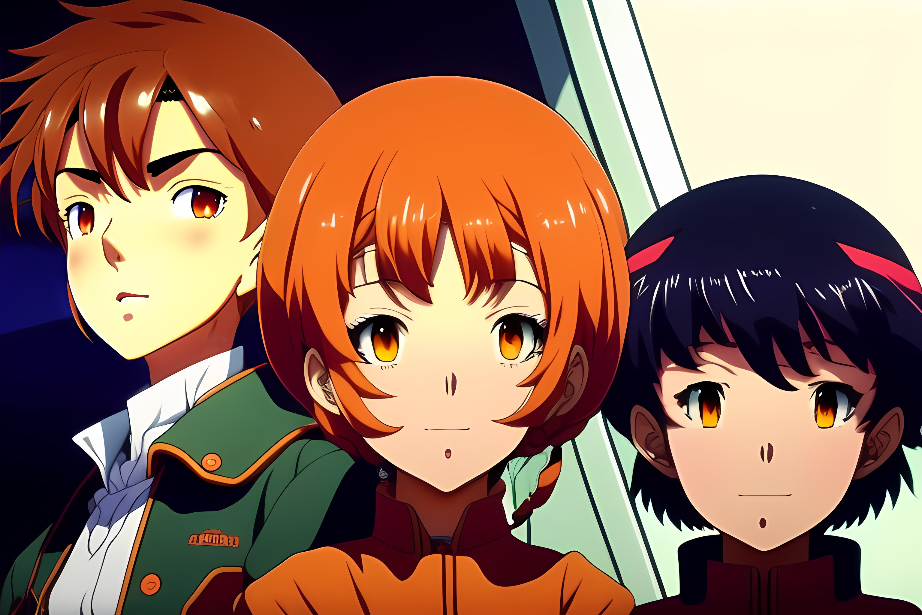 Lexica - Evangelion anime characters in studio ghibli style