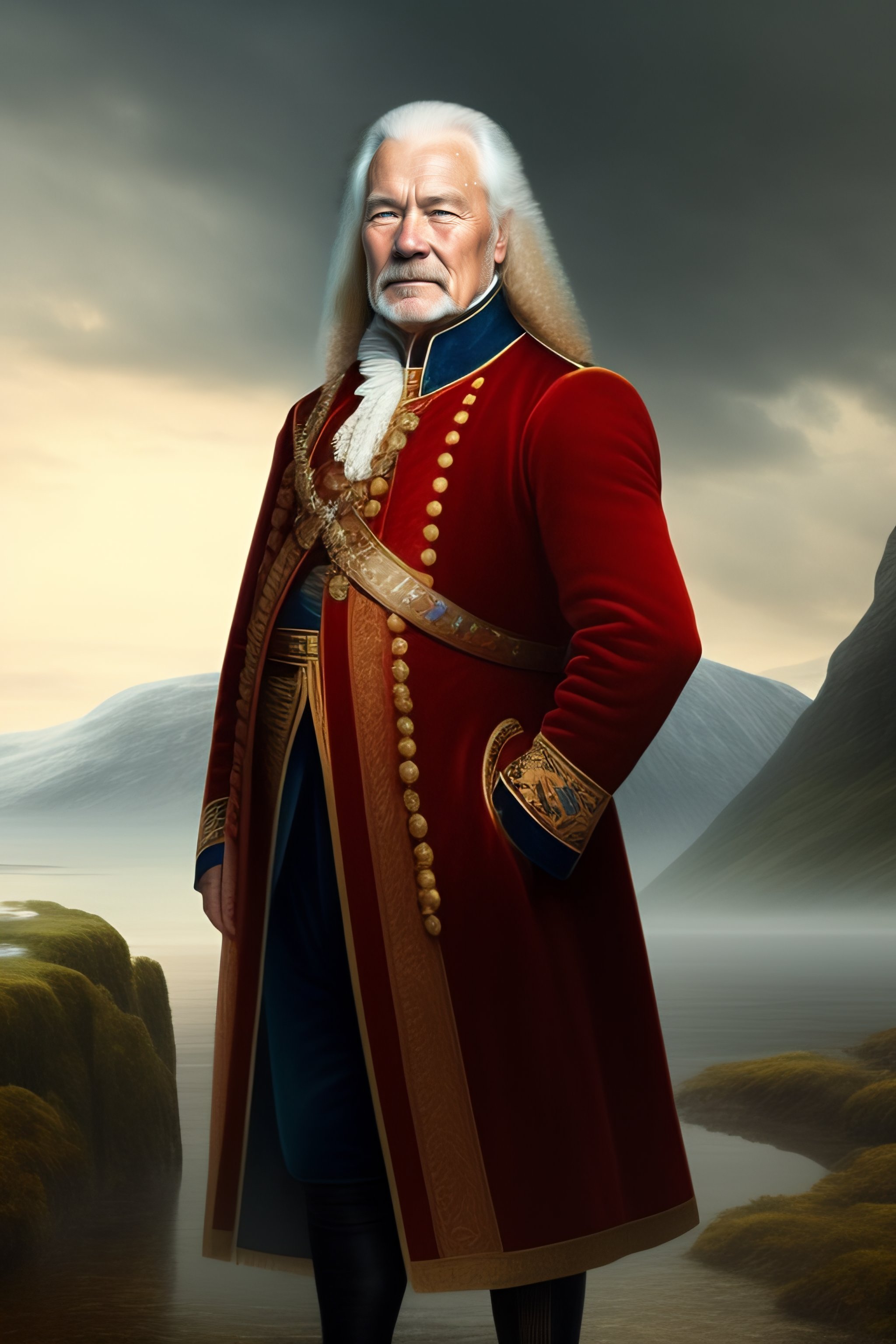 Lexica - A 50-years old scandinavian man in the year of 1700