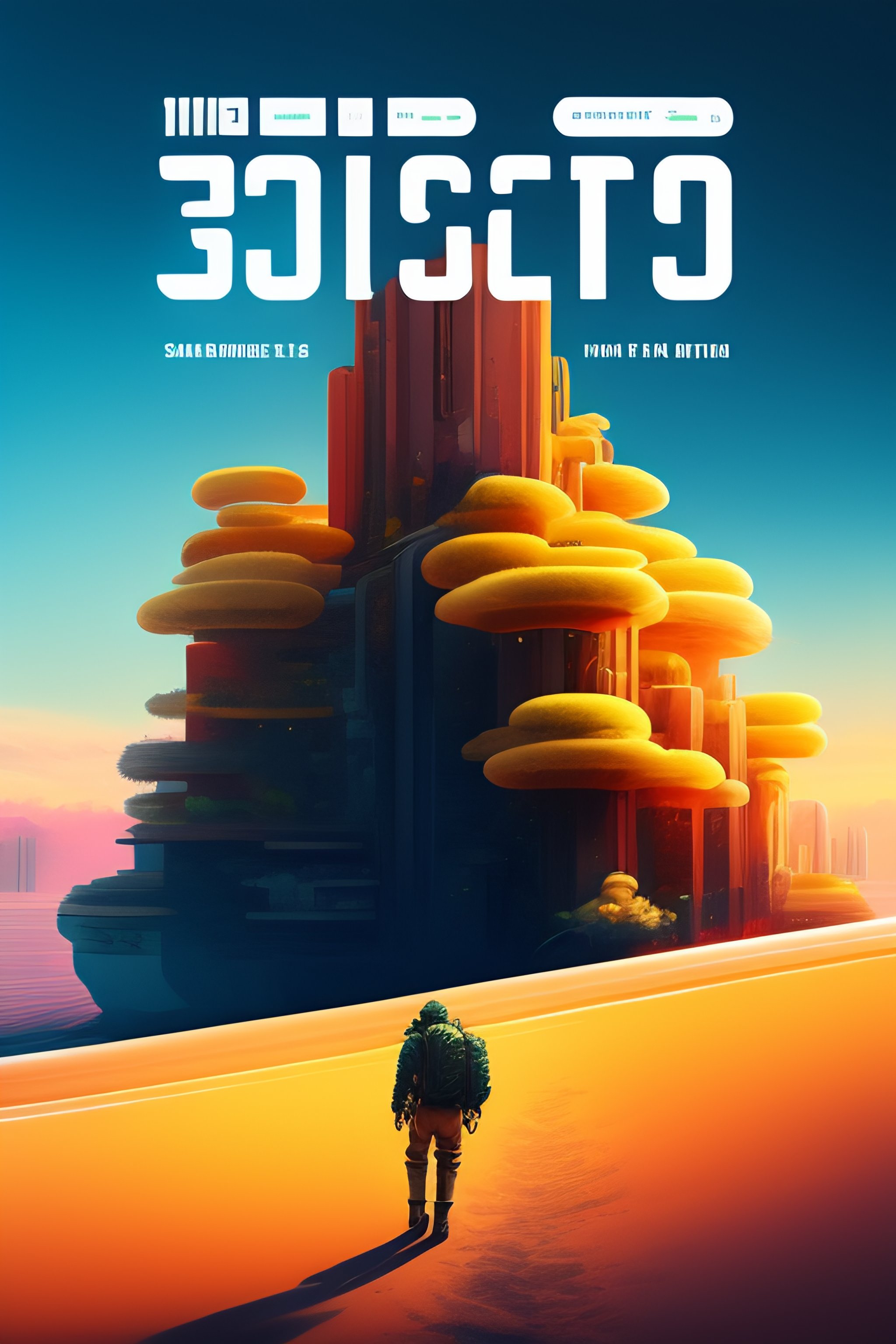 Lexica - Epic comic book cover without text