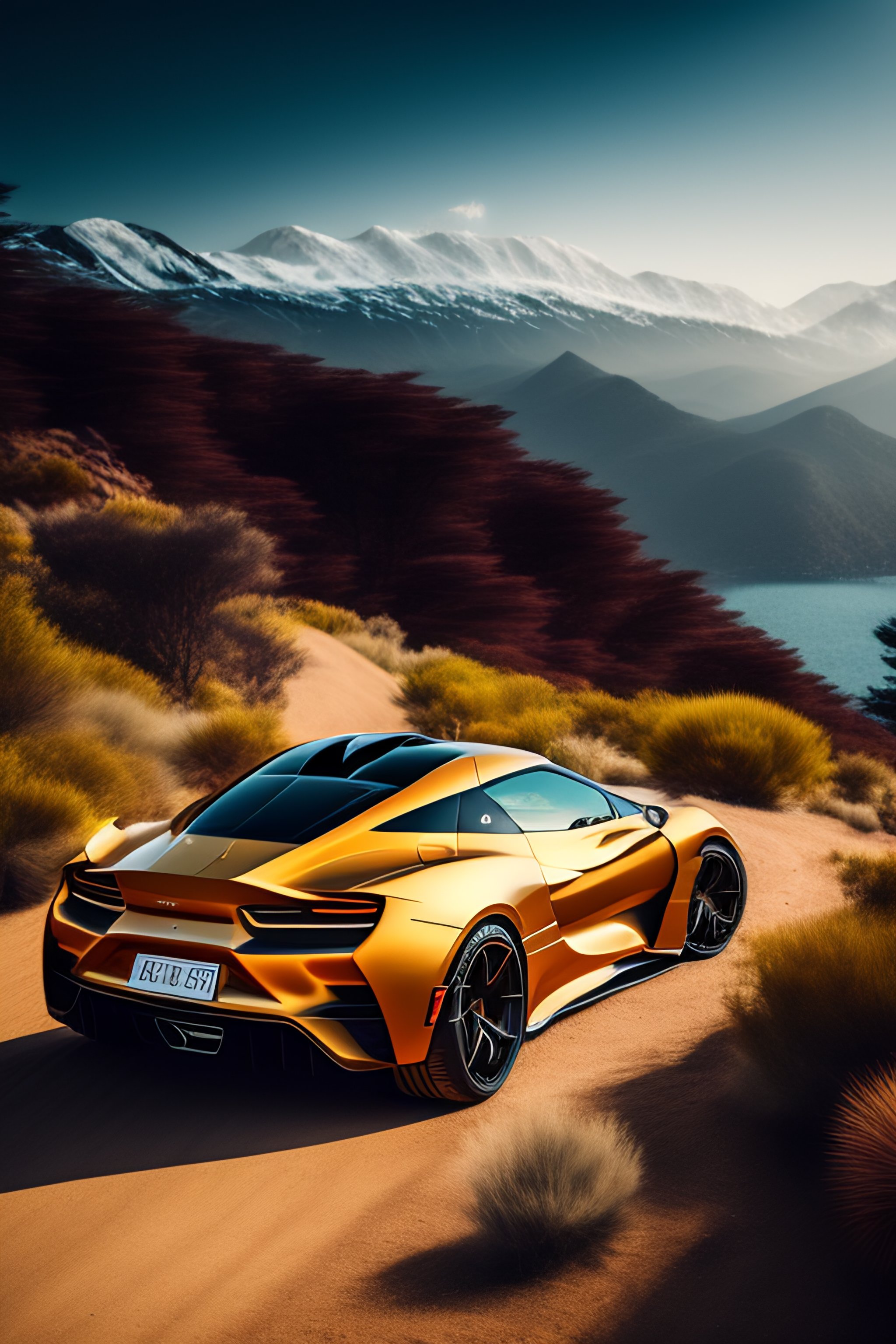 Lexica - Car from behind