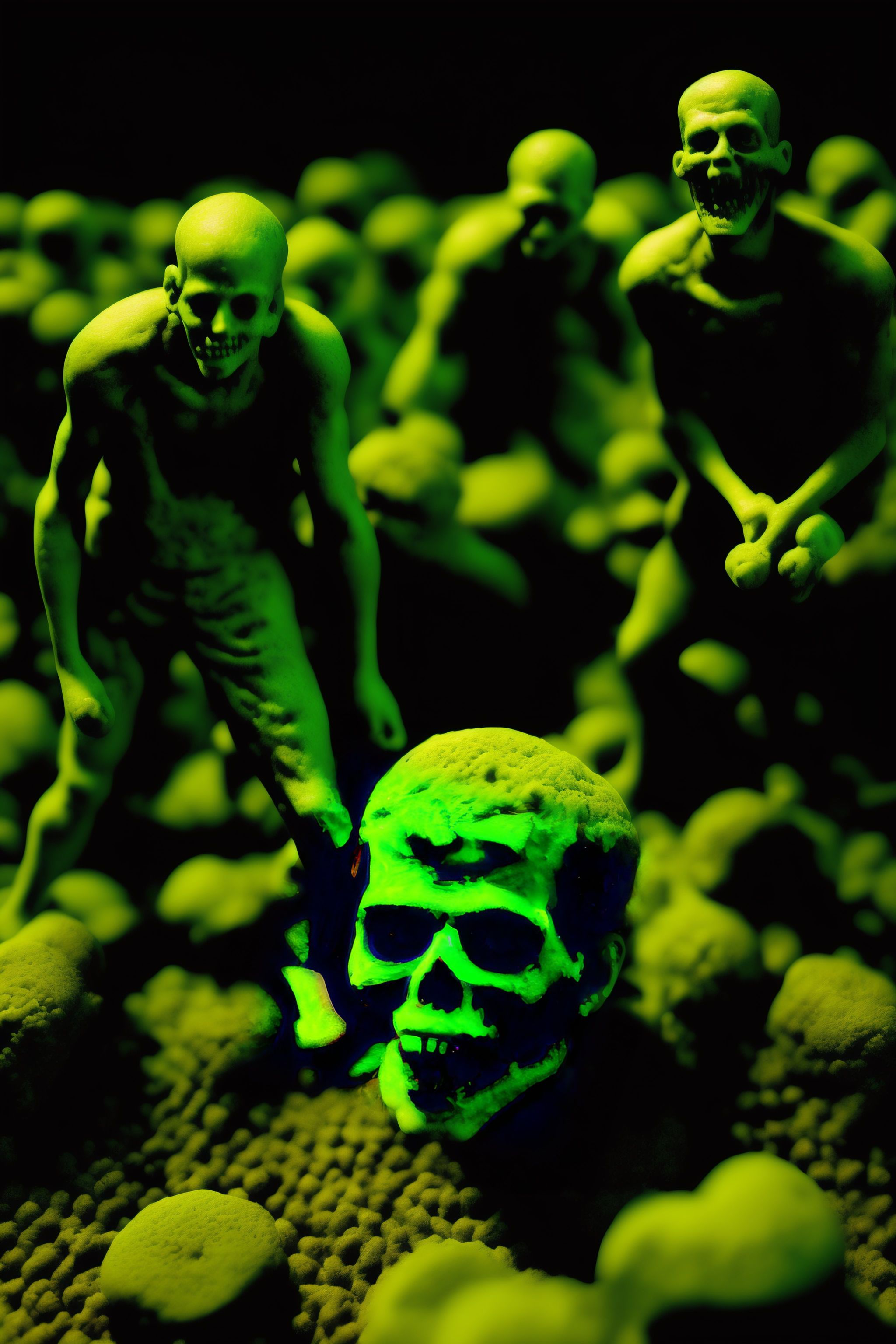 Lexica - Zombies decay in bile green hell