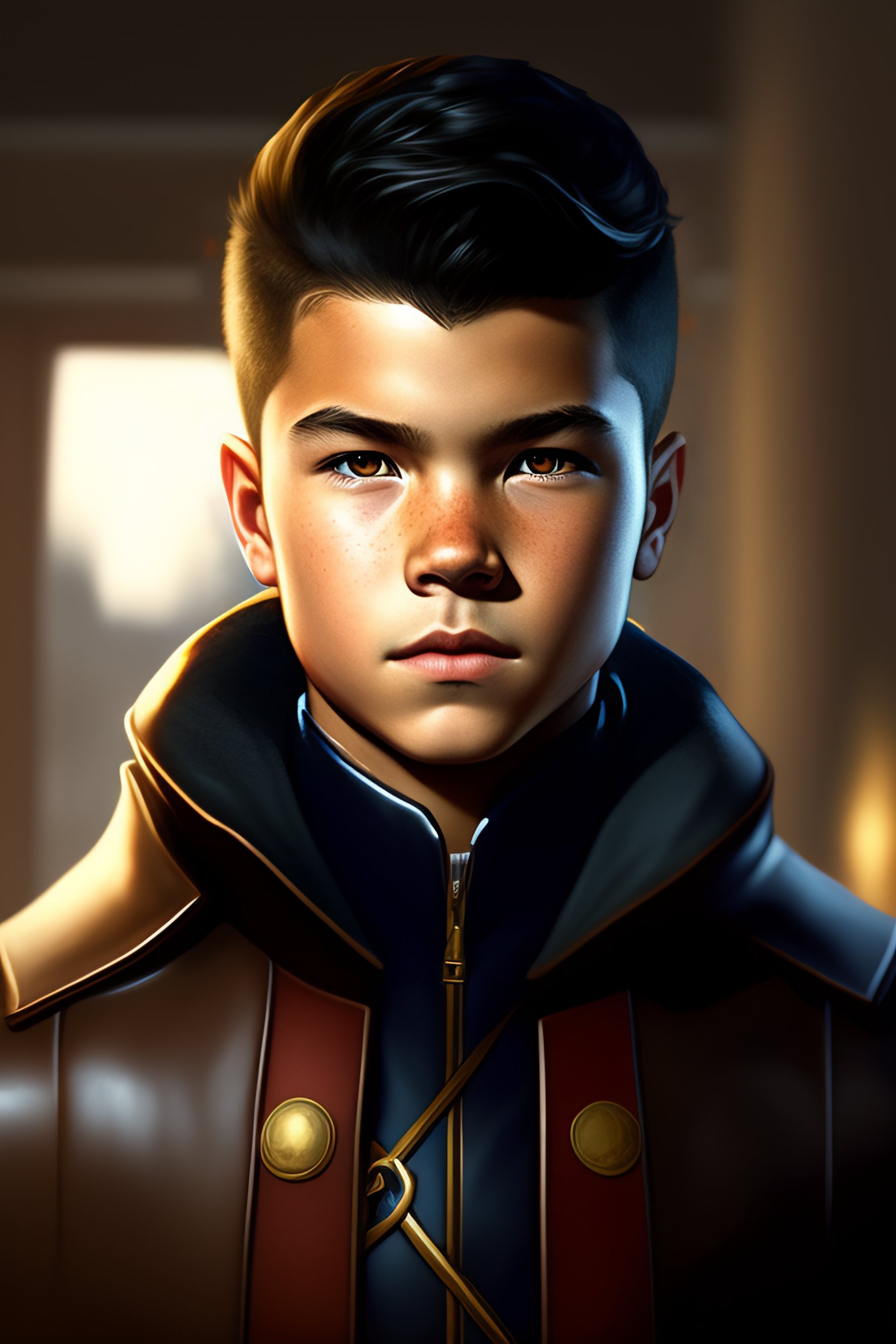 Lexica - Damian wayne, realistic , dnd style, portait