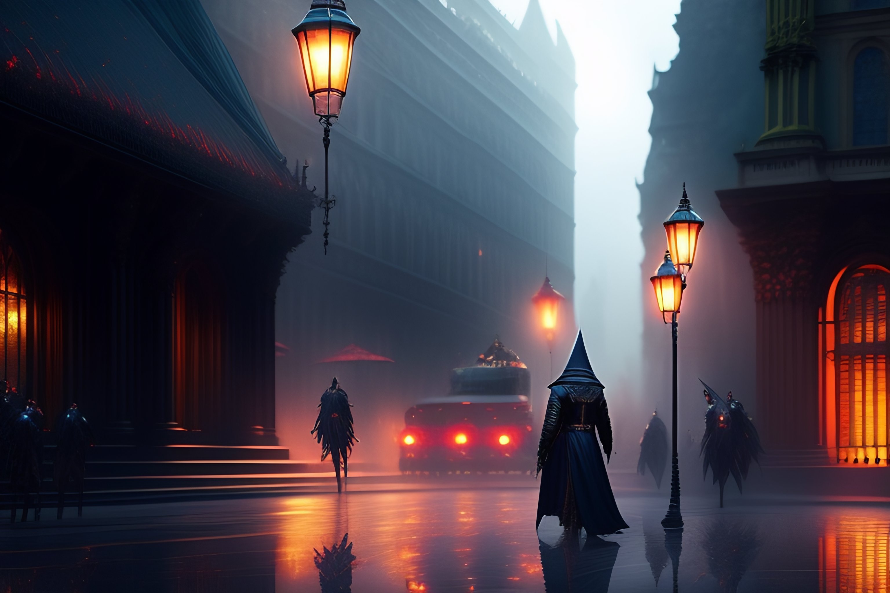 Lexica - Vampire invasion of london, fantasy art, johan grenier ...