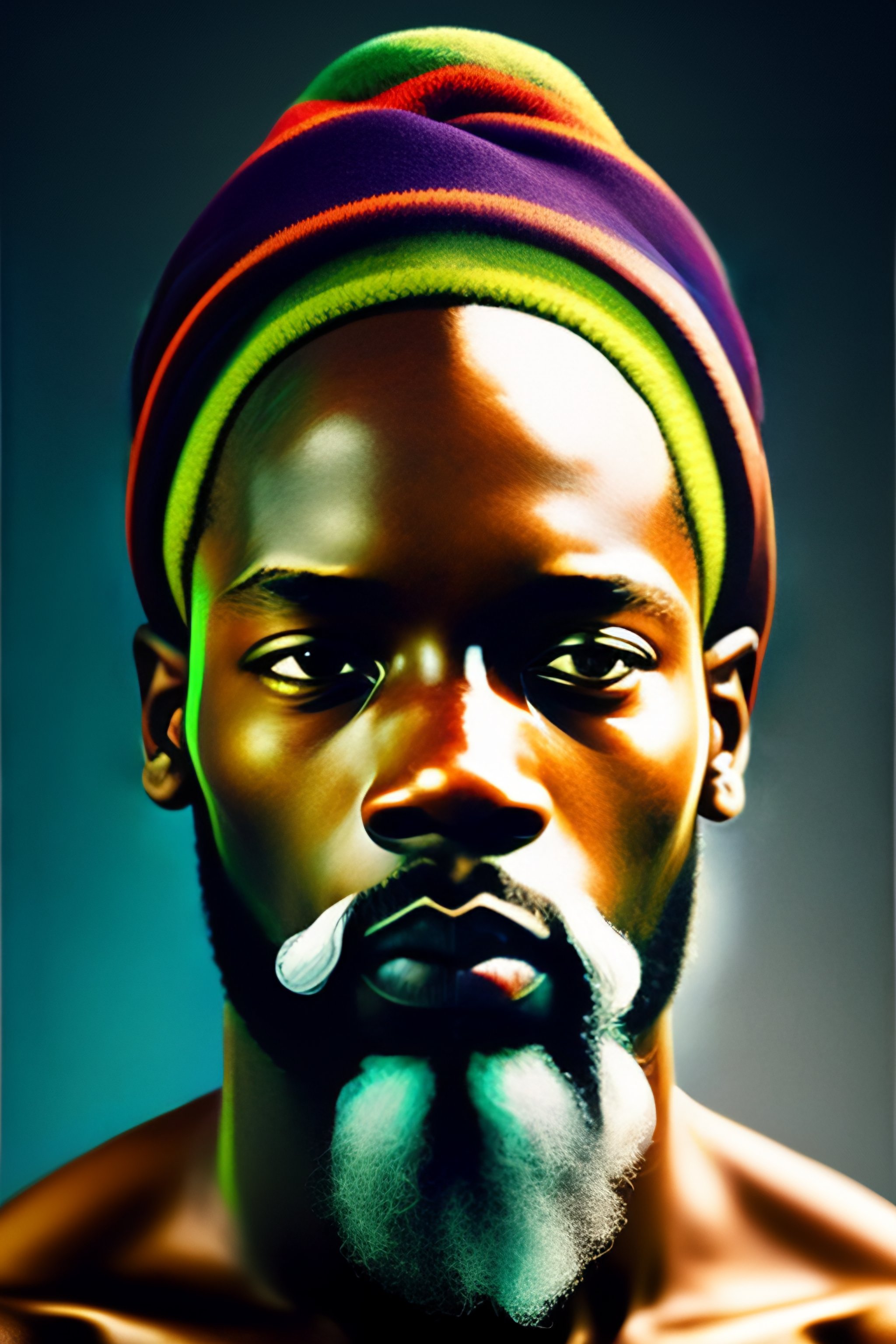 Lexica - White skin colour, his skin is White, rastafari jah babylone ganja