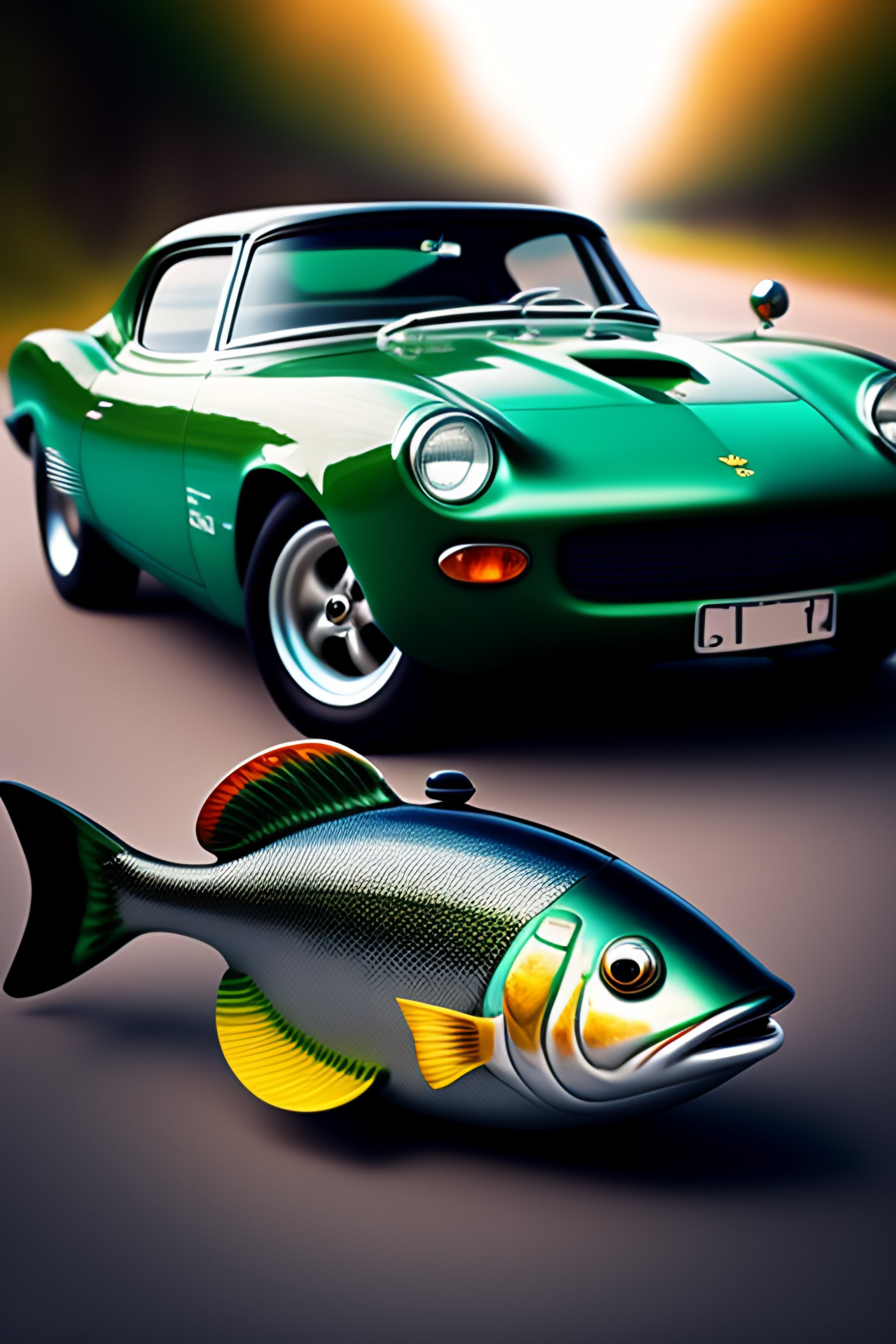 Lexica - CAR with fish