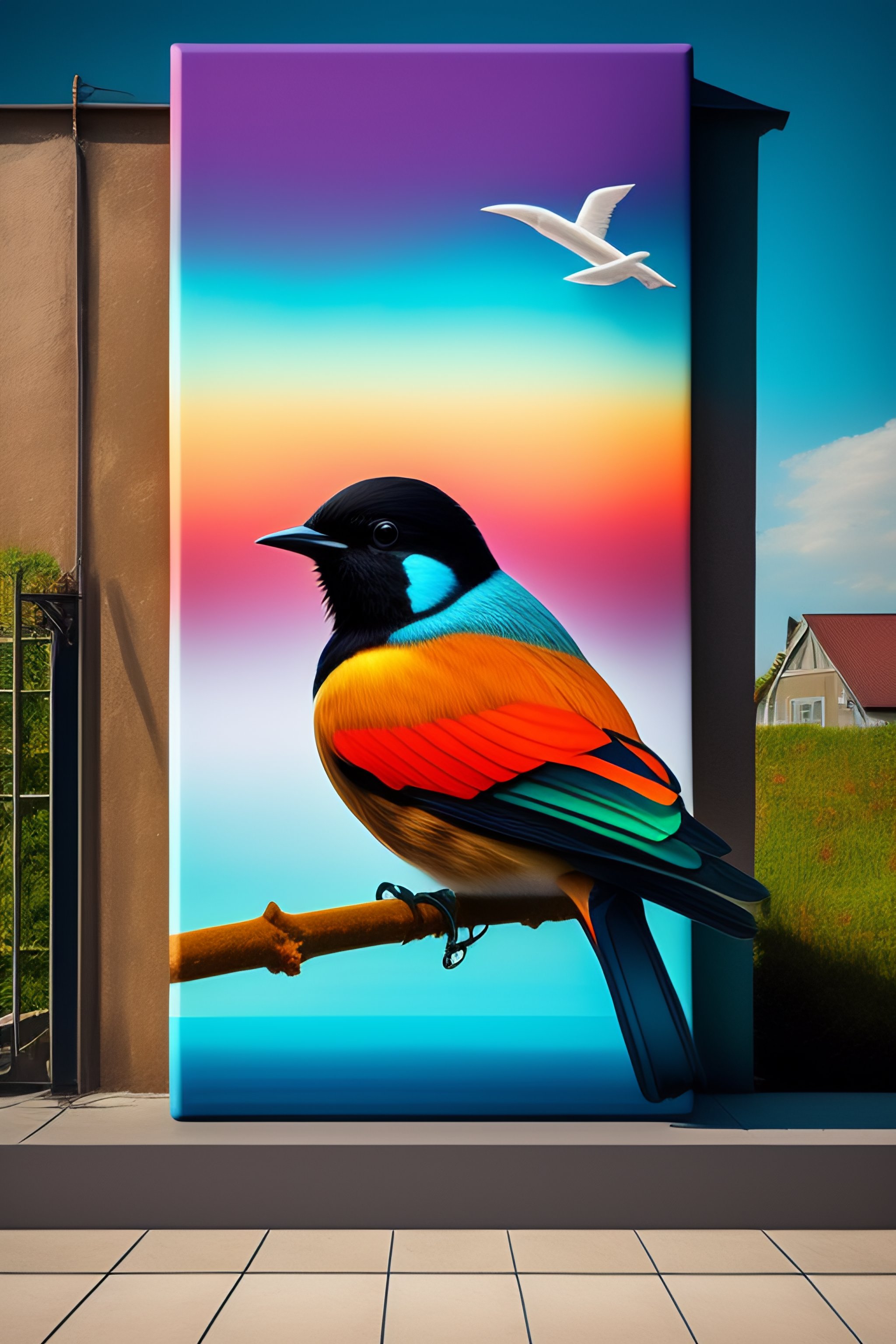 Lexica - Bird, boh, Wall Art