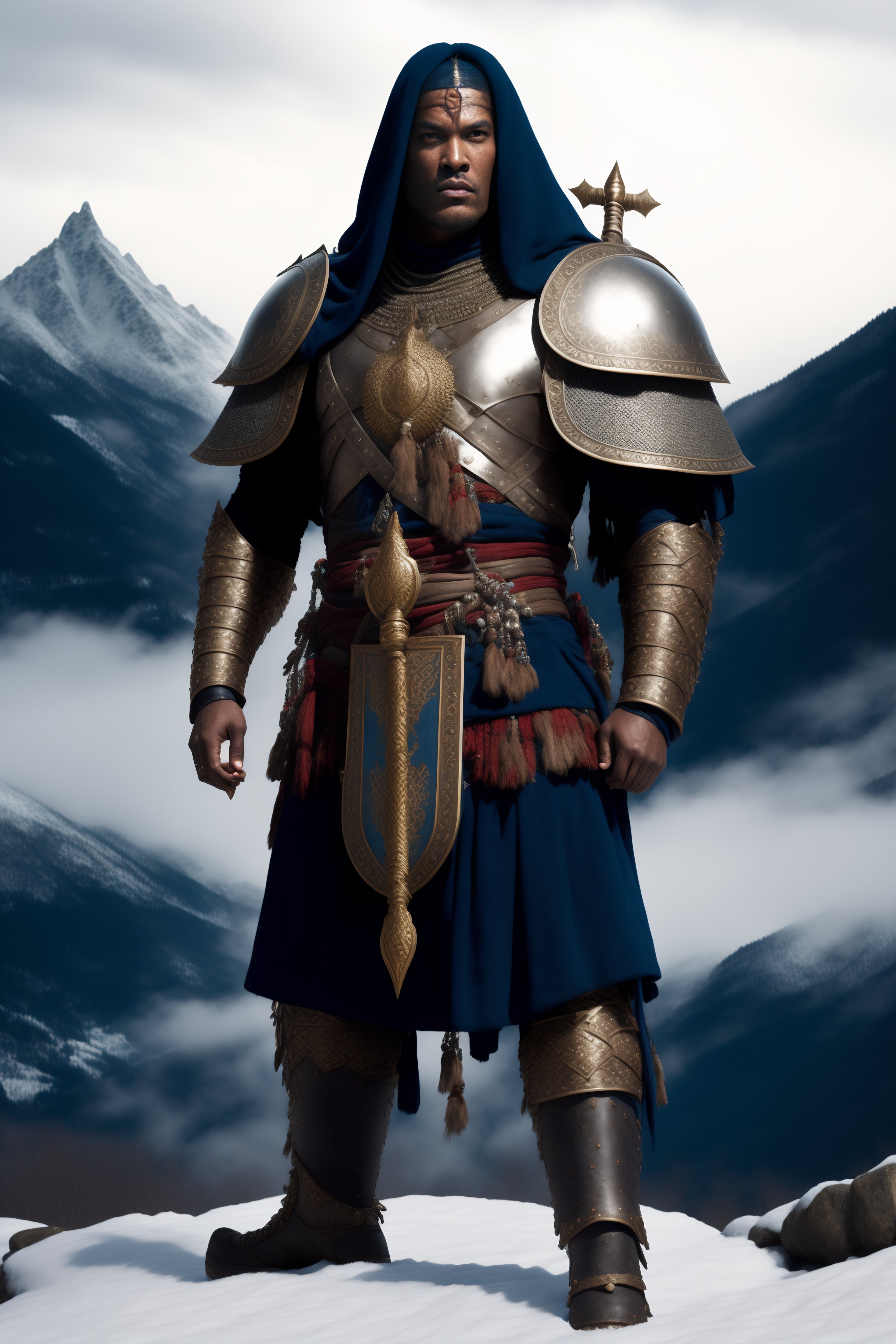 Lexica - 8 feet tall, skin as white as cloud, burly, rugged Goliath ...