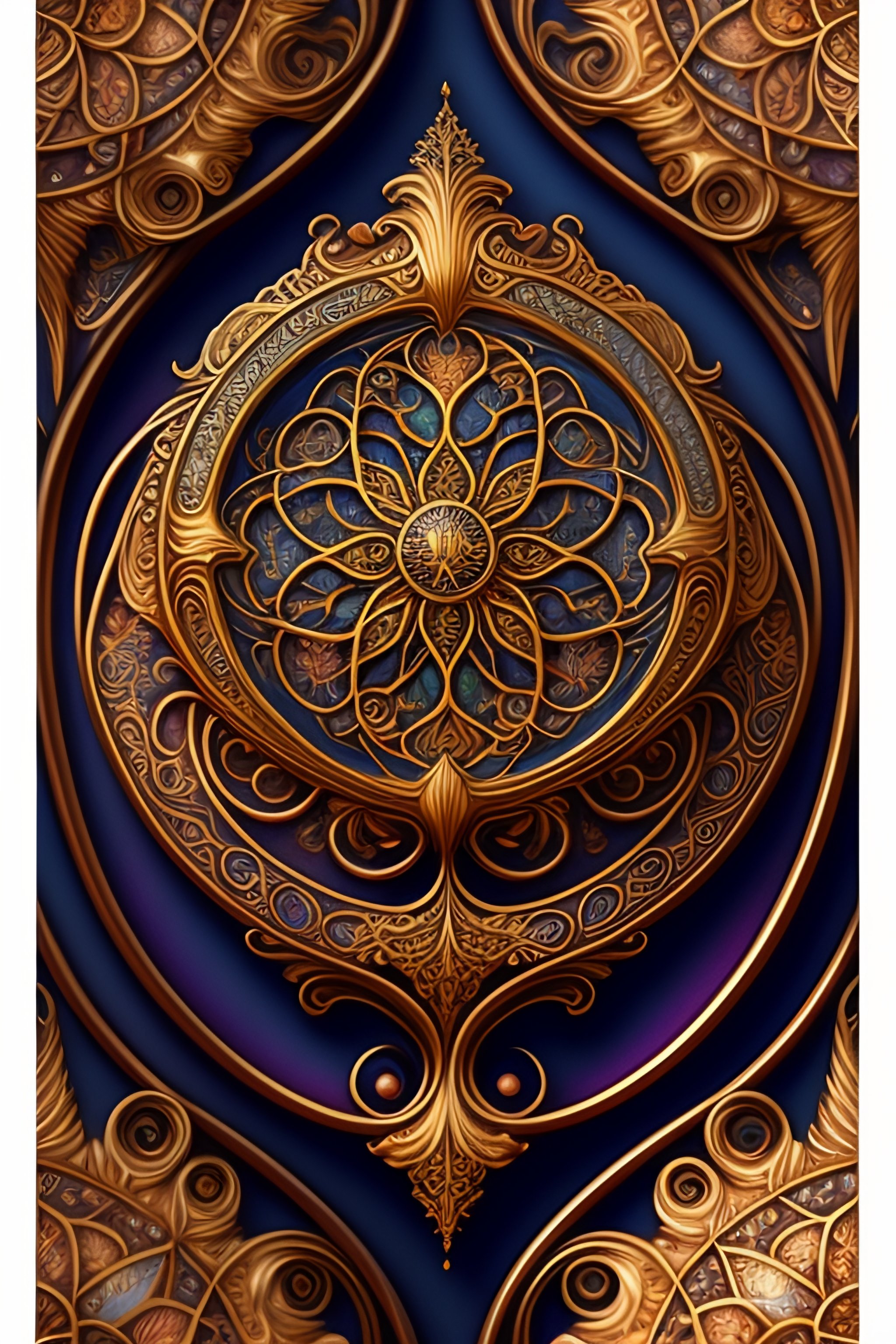 Lexica - Beautiful Whimsical art nouveau steampunk book of shadows, swirls, twirls, twists ...