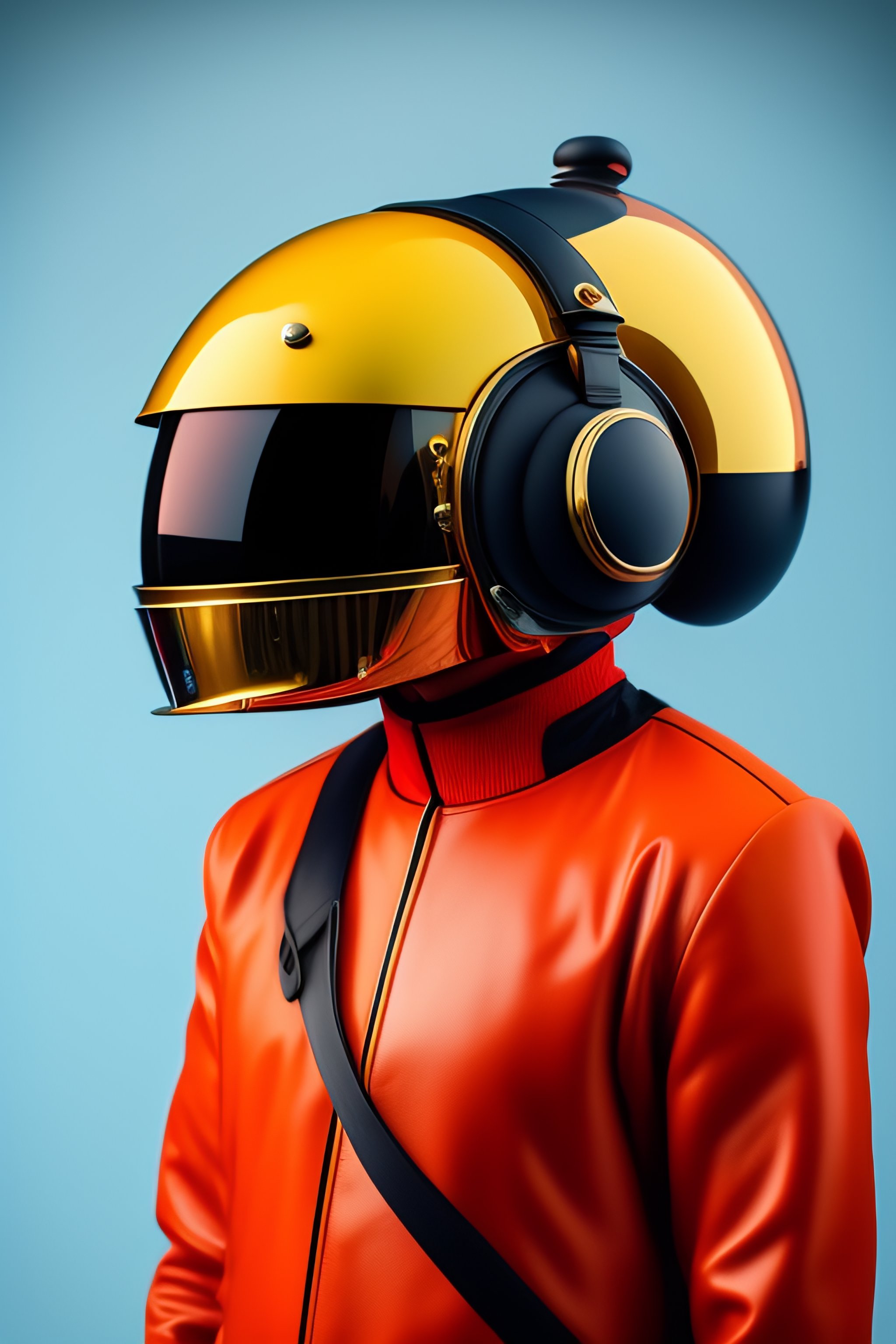 Lexica - A teapot but it's a helmet with a snout, in the style of 90s ...