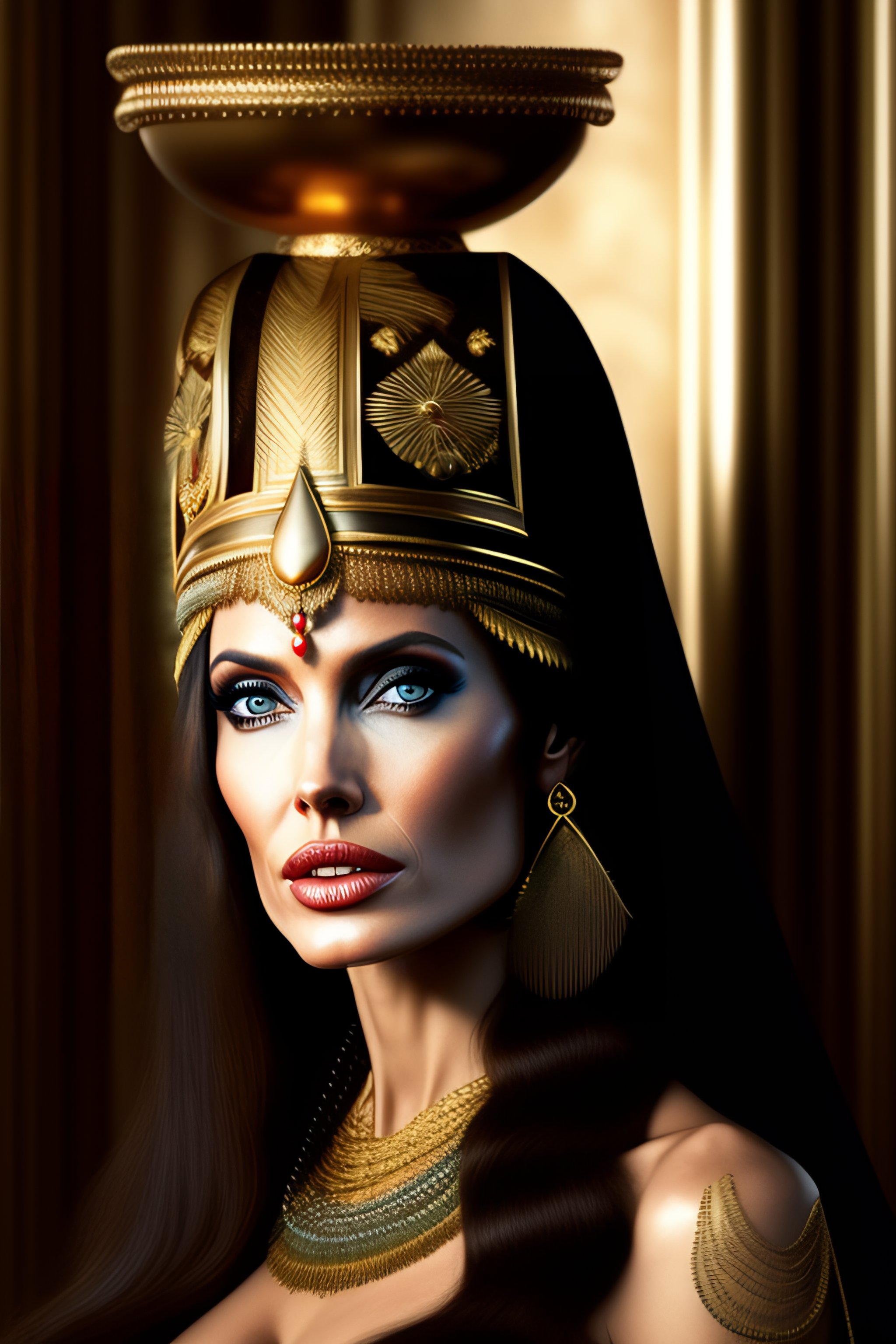 Lexica - Angelina jolie as cleopatra