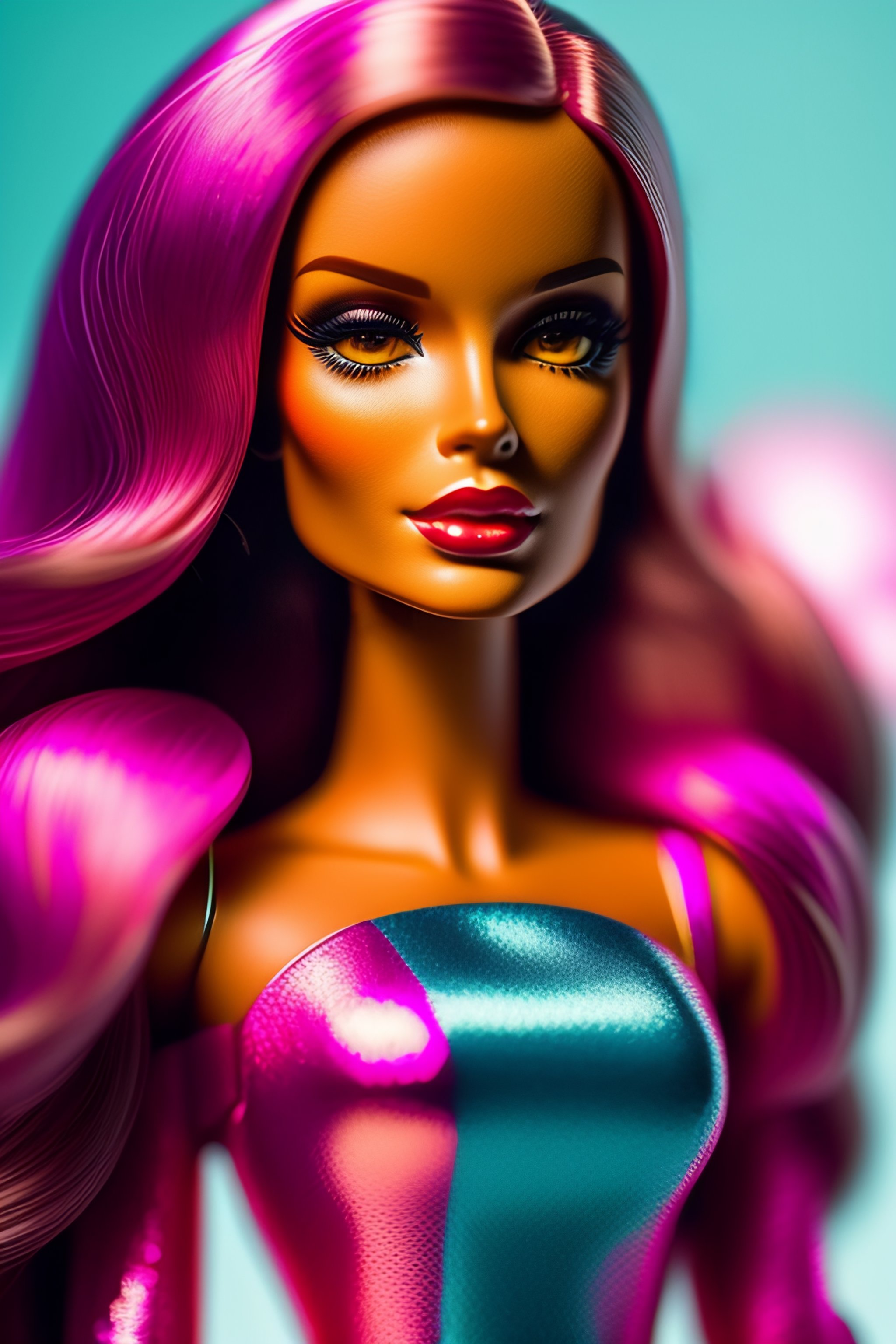 Lexica - Vector barbie doll with friends closeups