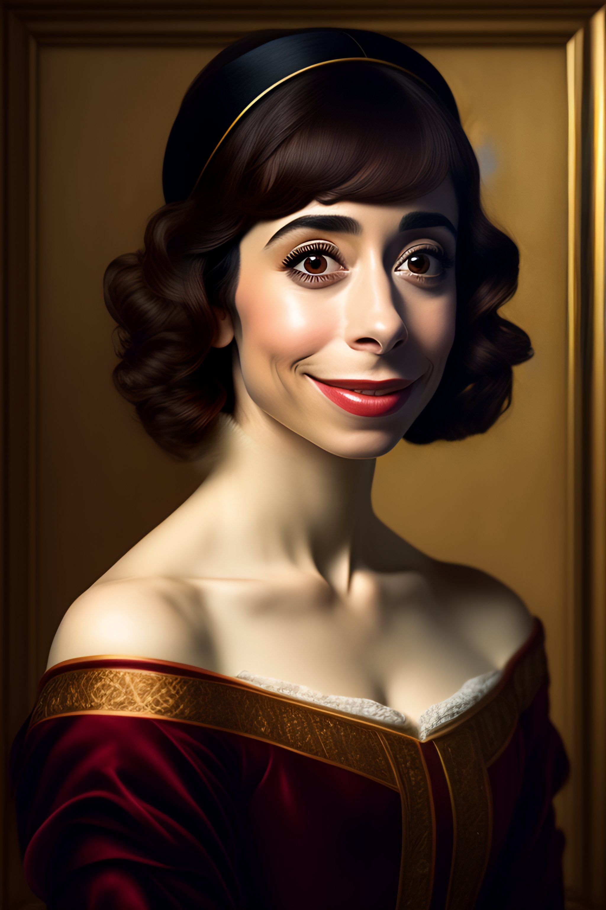 Lexica - Cristin milioti in Caravaggio style