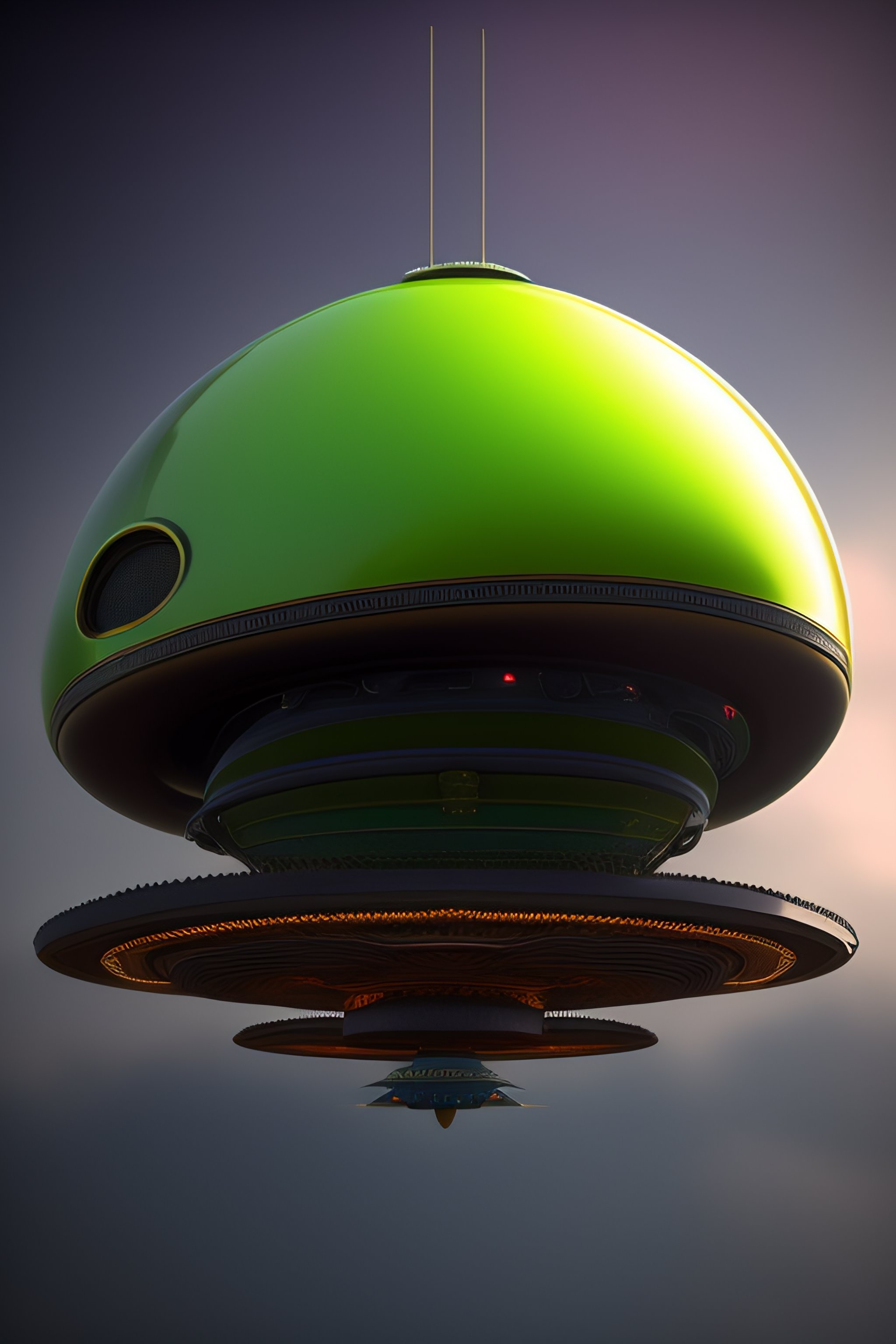 Lexica - Alien with flying plate