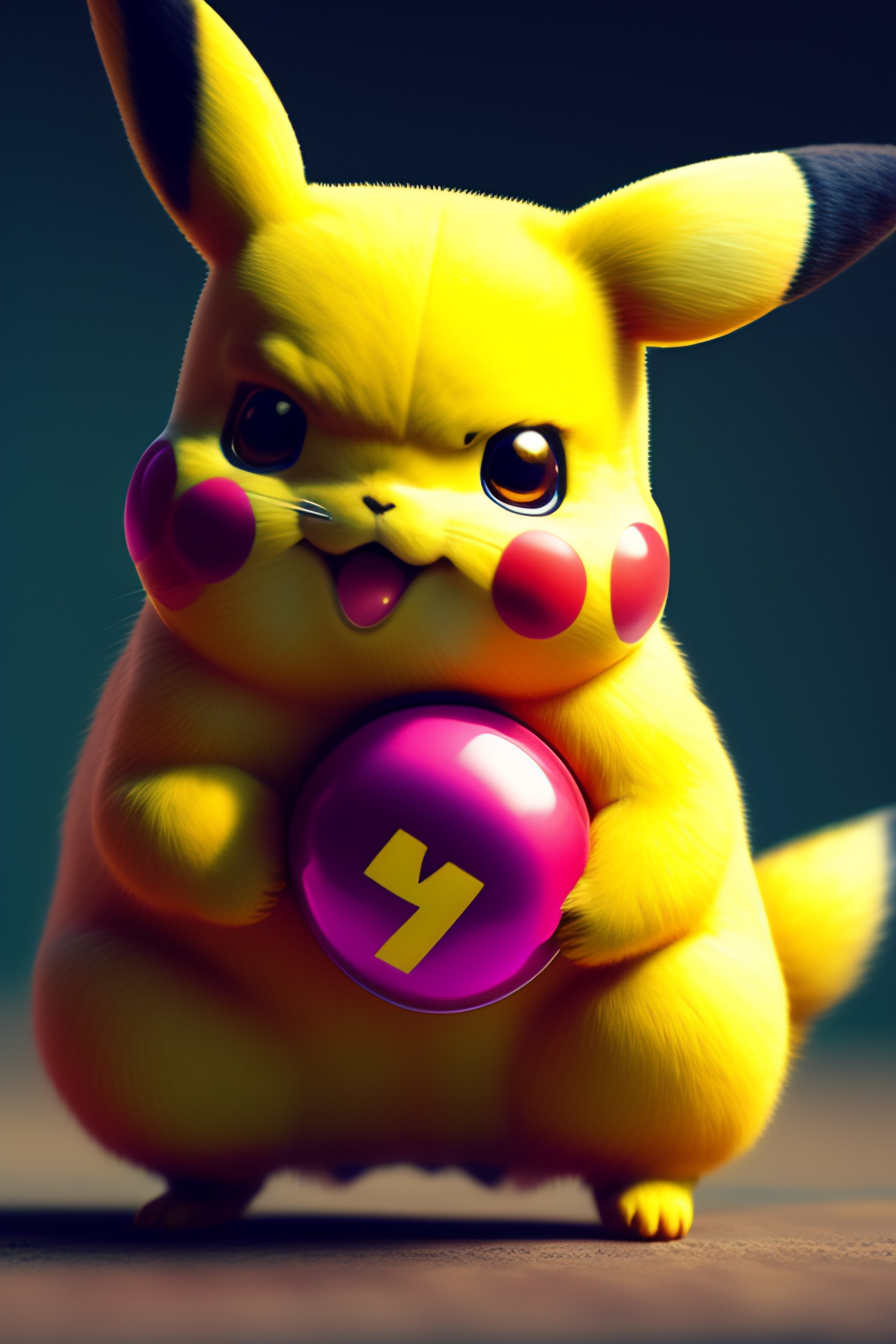 Lexica - Pikachu playing with yoyo