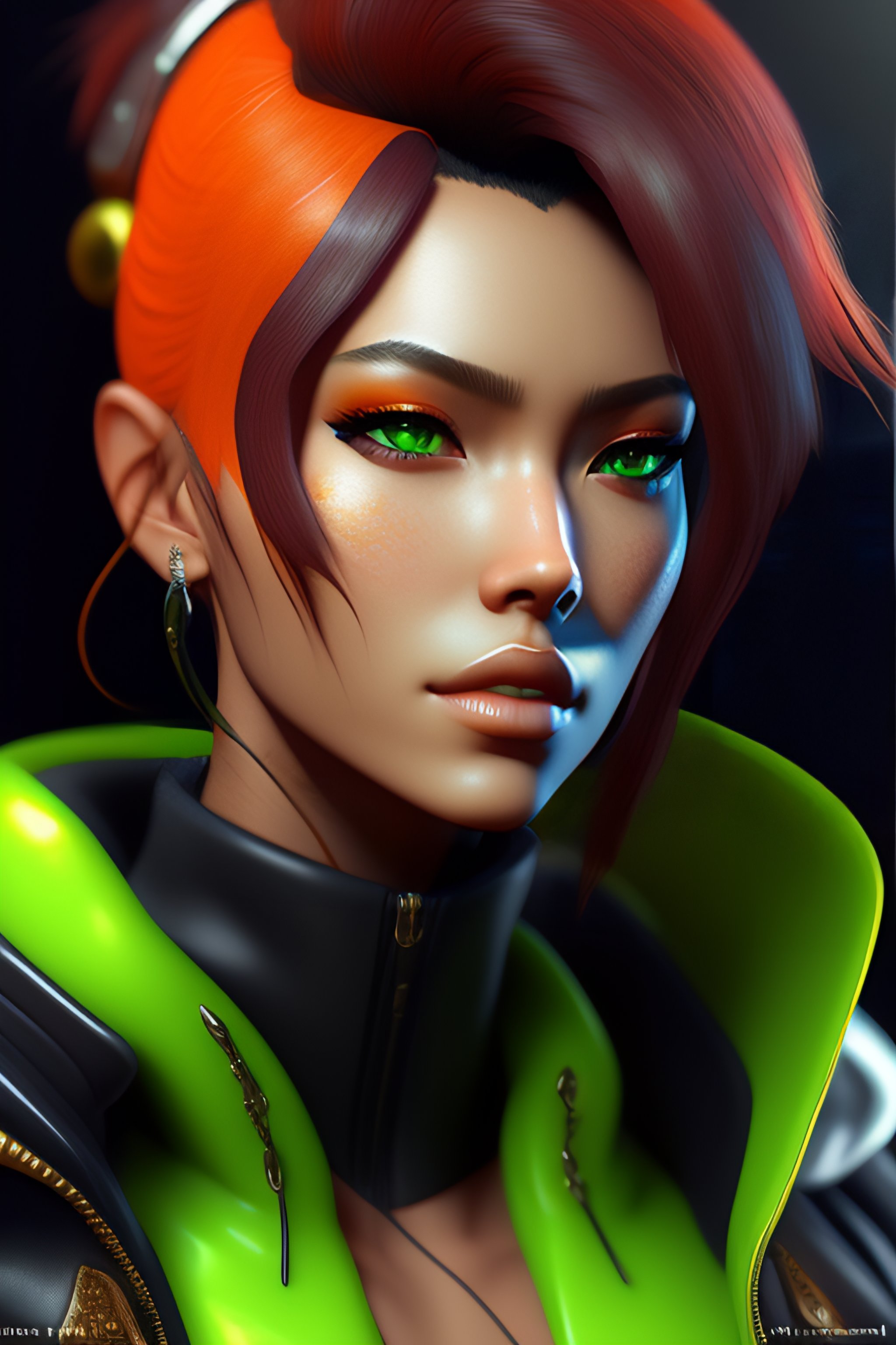Lexica - Cyberpunk fashion, character design humanoid, realistic shaded ...