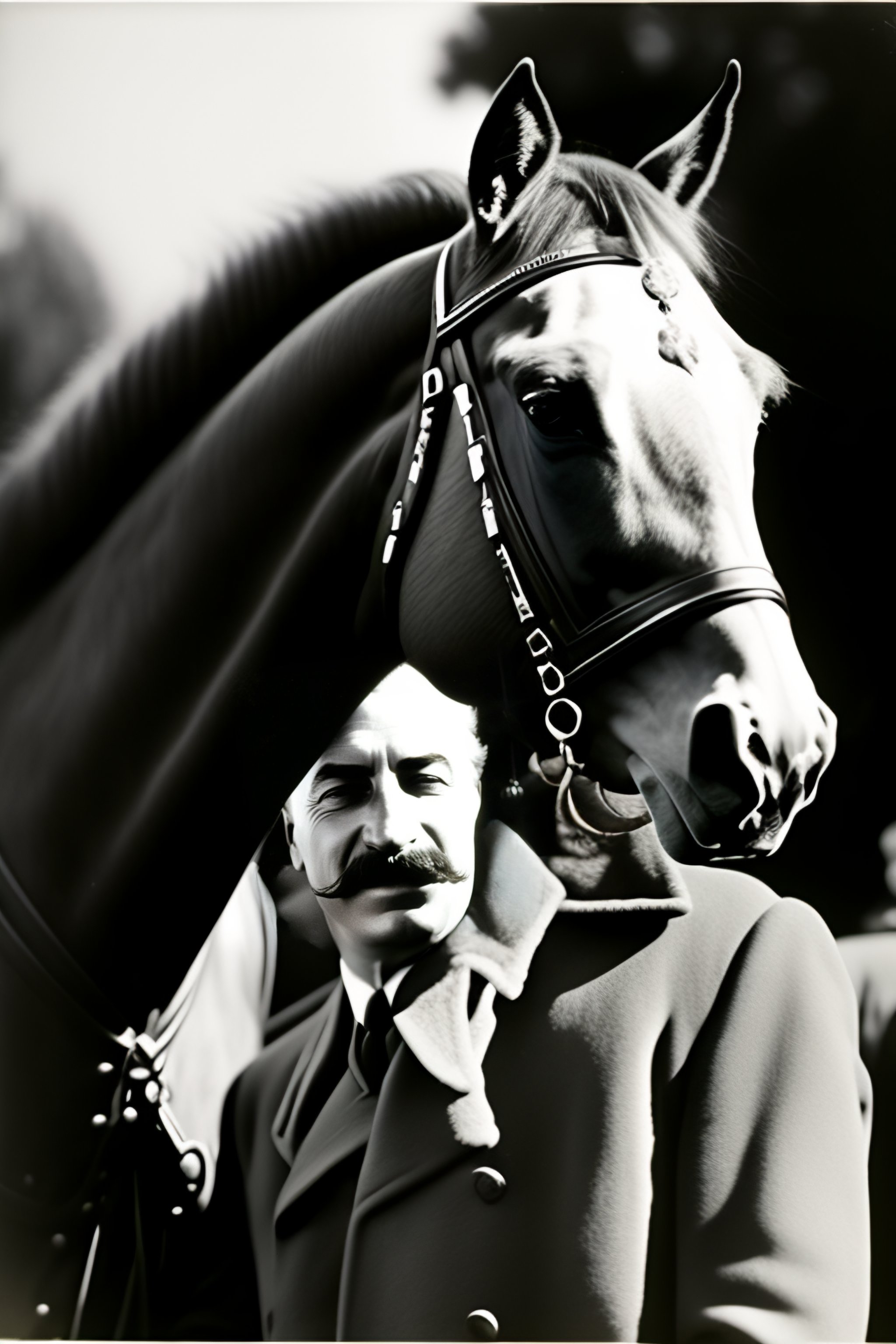 Lexica - Stalin licking a horse, 1940s