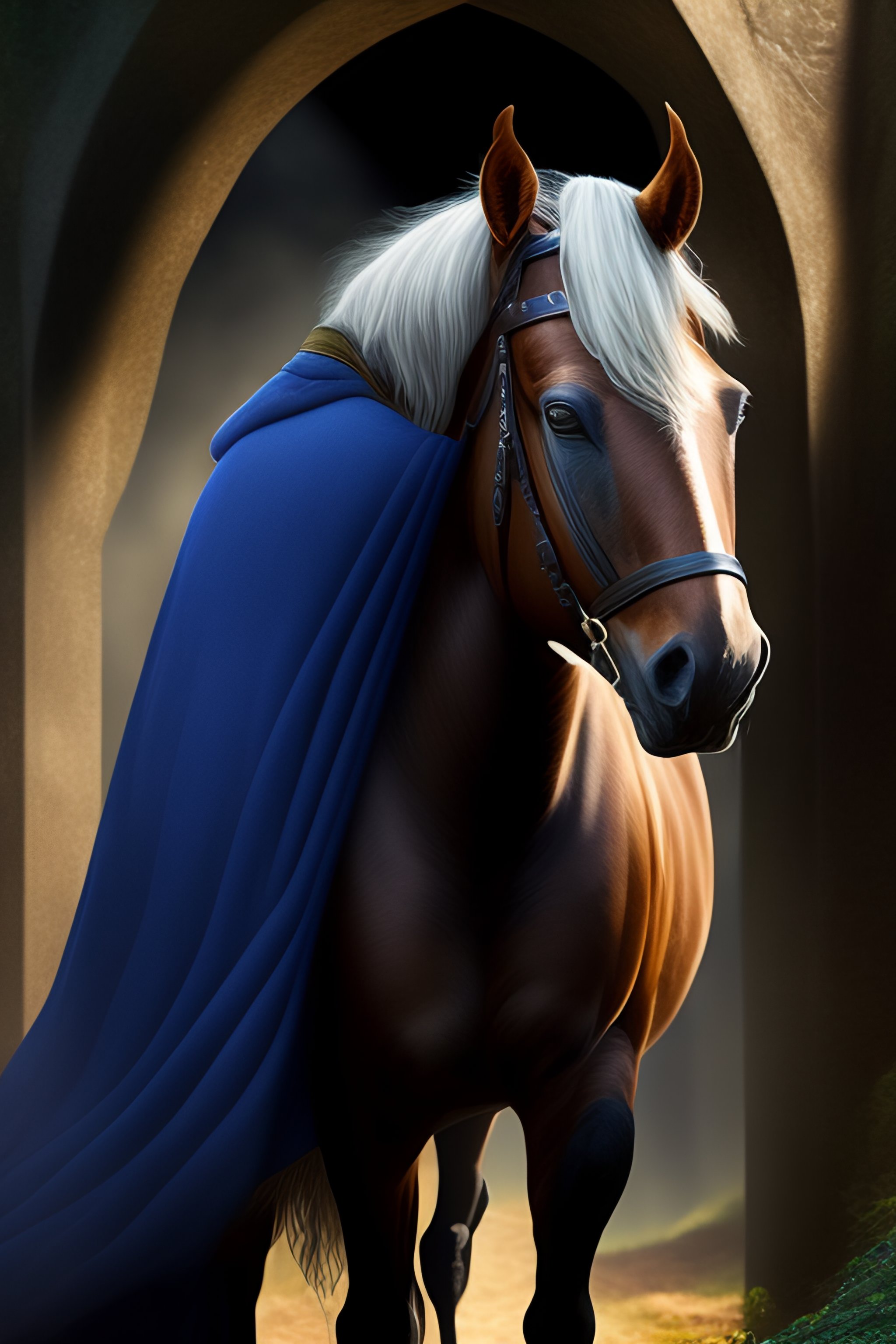 Lexica - Wizard of howarts riding a hippogriff hiding his face with his ...
