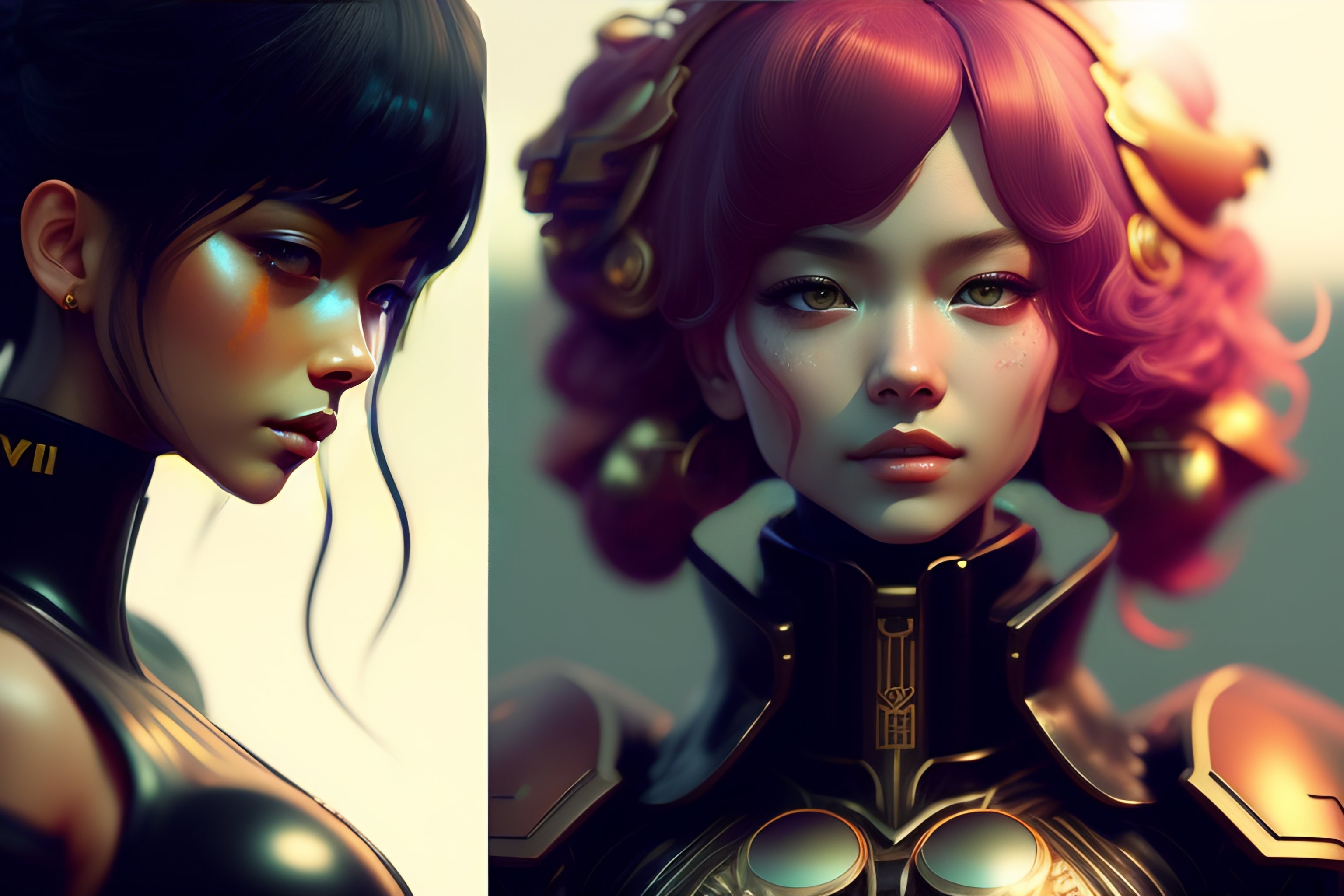 Lexica - Epic 3d melting smoothly into other robot, intricate, trending on artstation, by jeremy ...