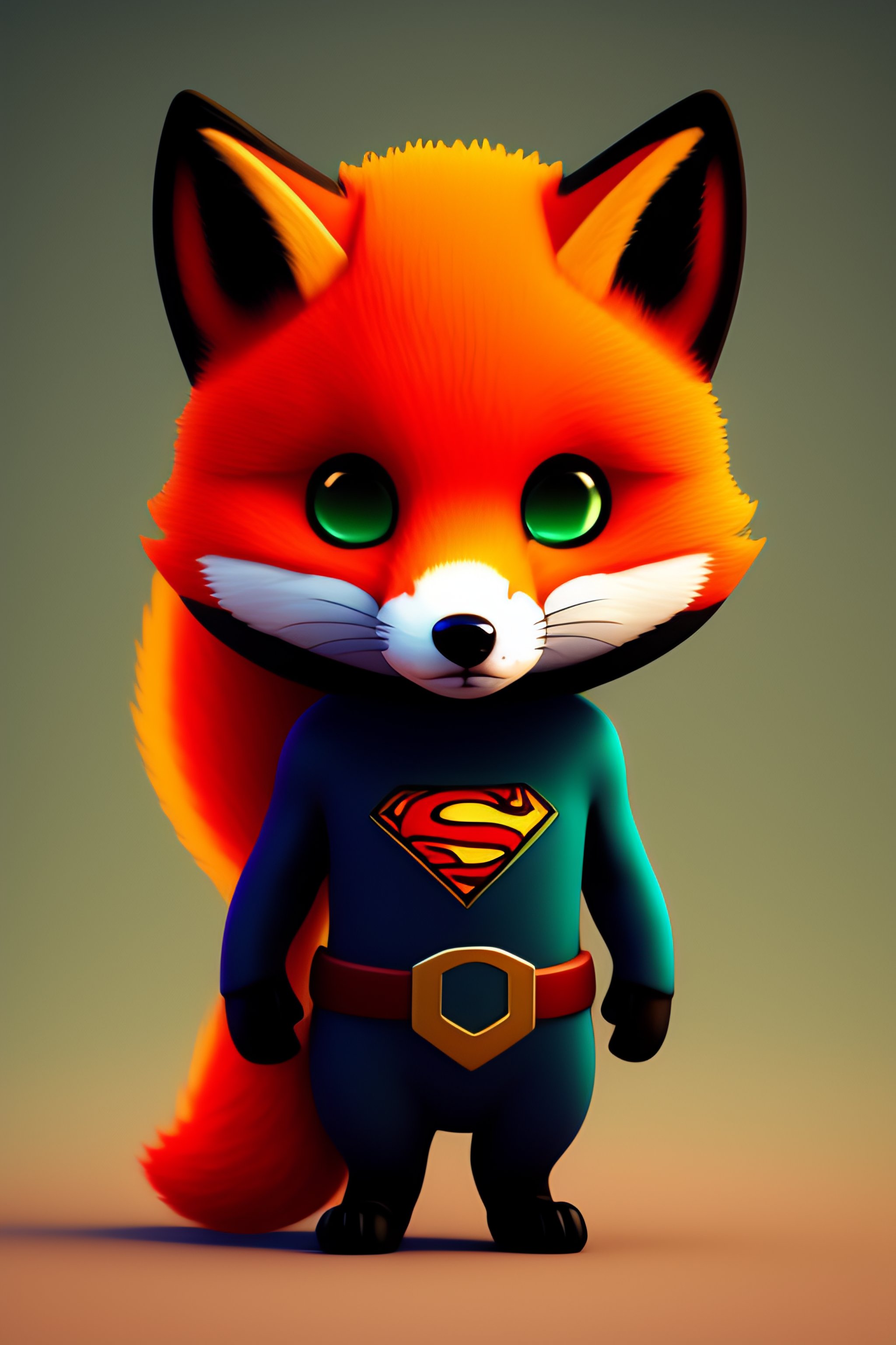 Lexica - Super evil cute fox in the style of cartoon network.