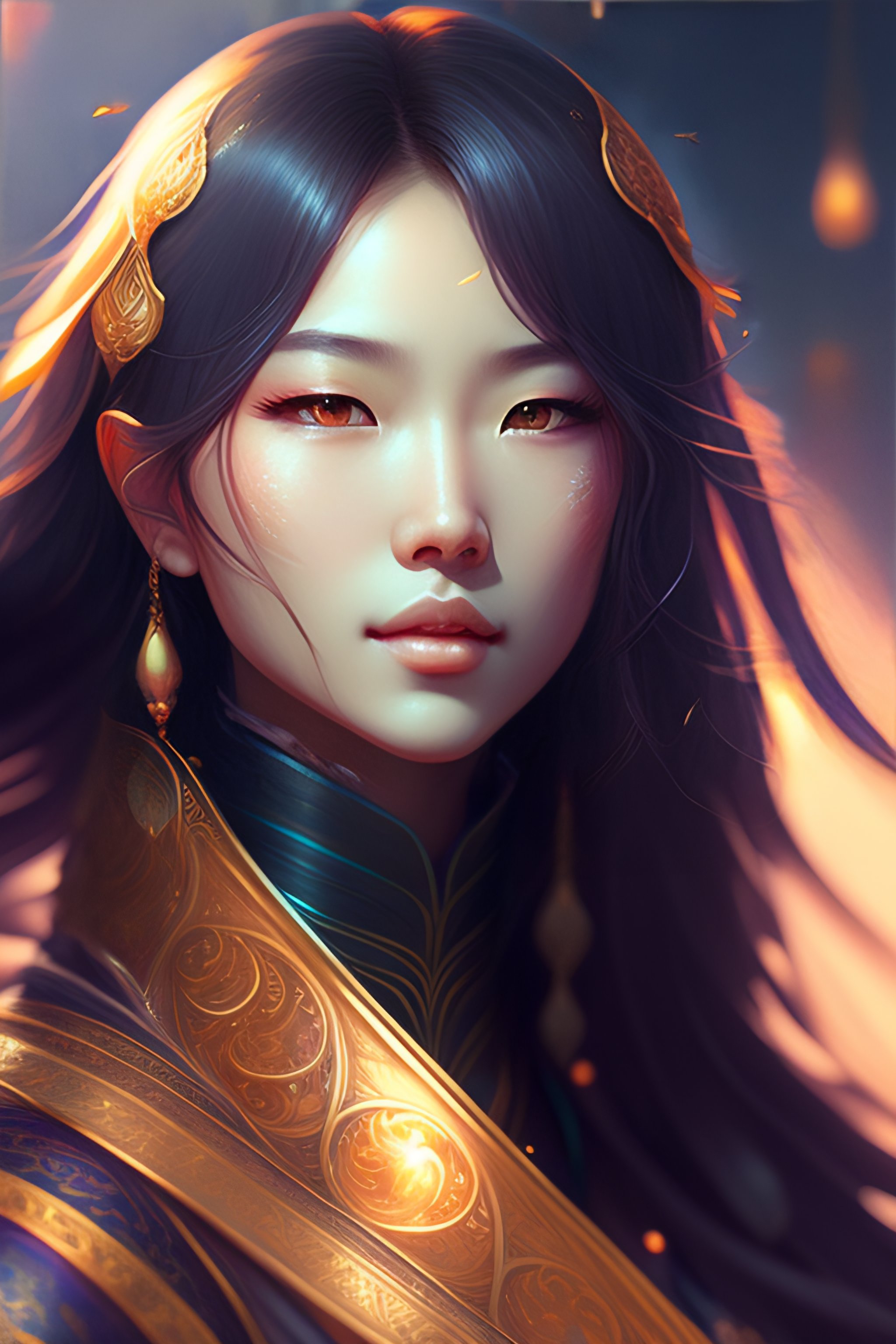 Lexica - "Ultra realistic digital portrait of a child-bearing Female ...