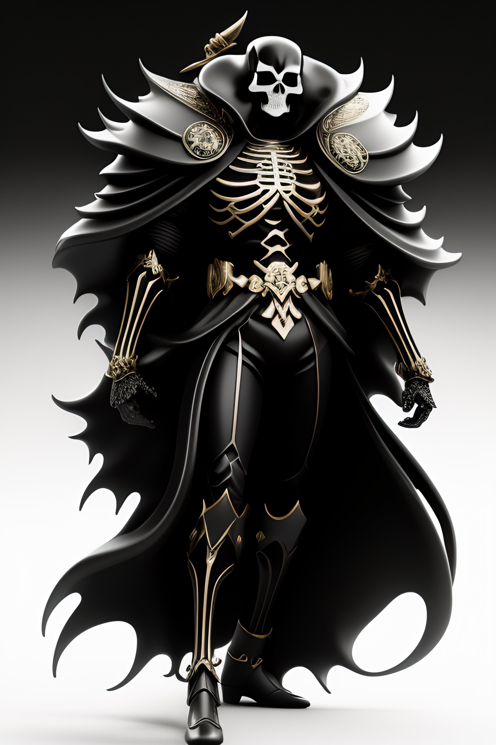Lexica - Skeleton, black background, berserk, Kentaro Miura ...