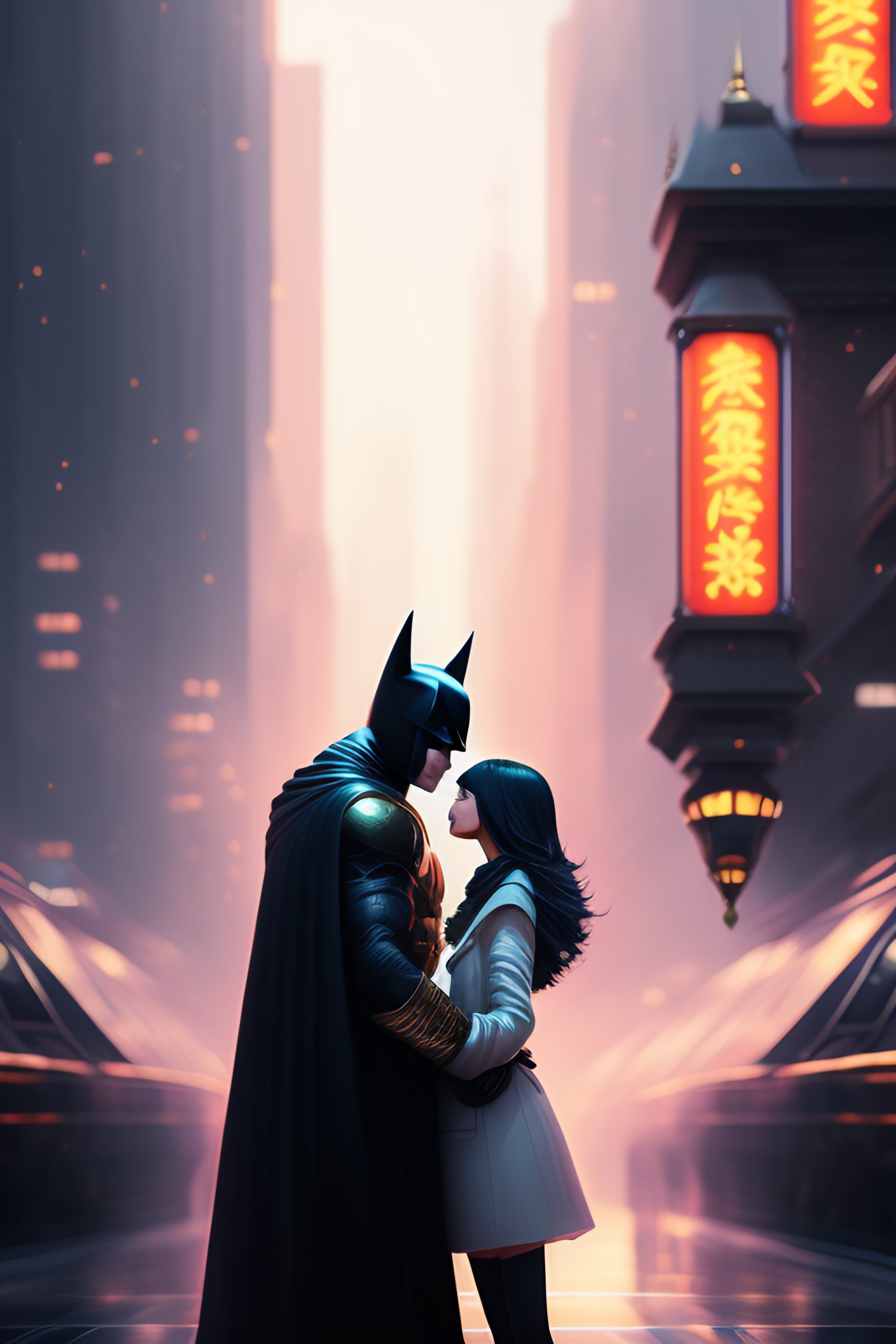 Lexica - Suoerman kissing batman , clothed, laying in bed, sharp ...