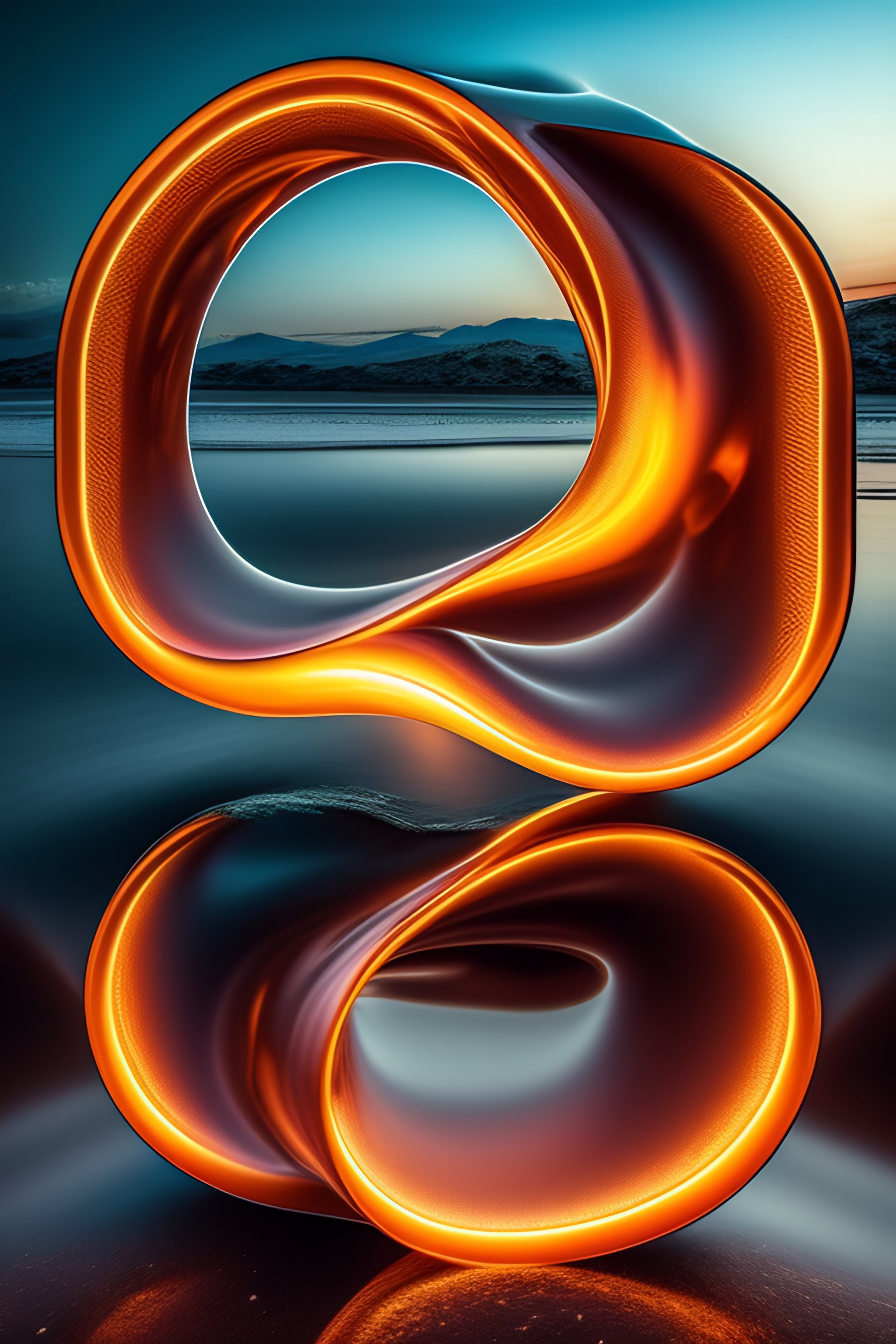 Lexica - Letter C Chain link around hot core