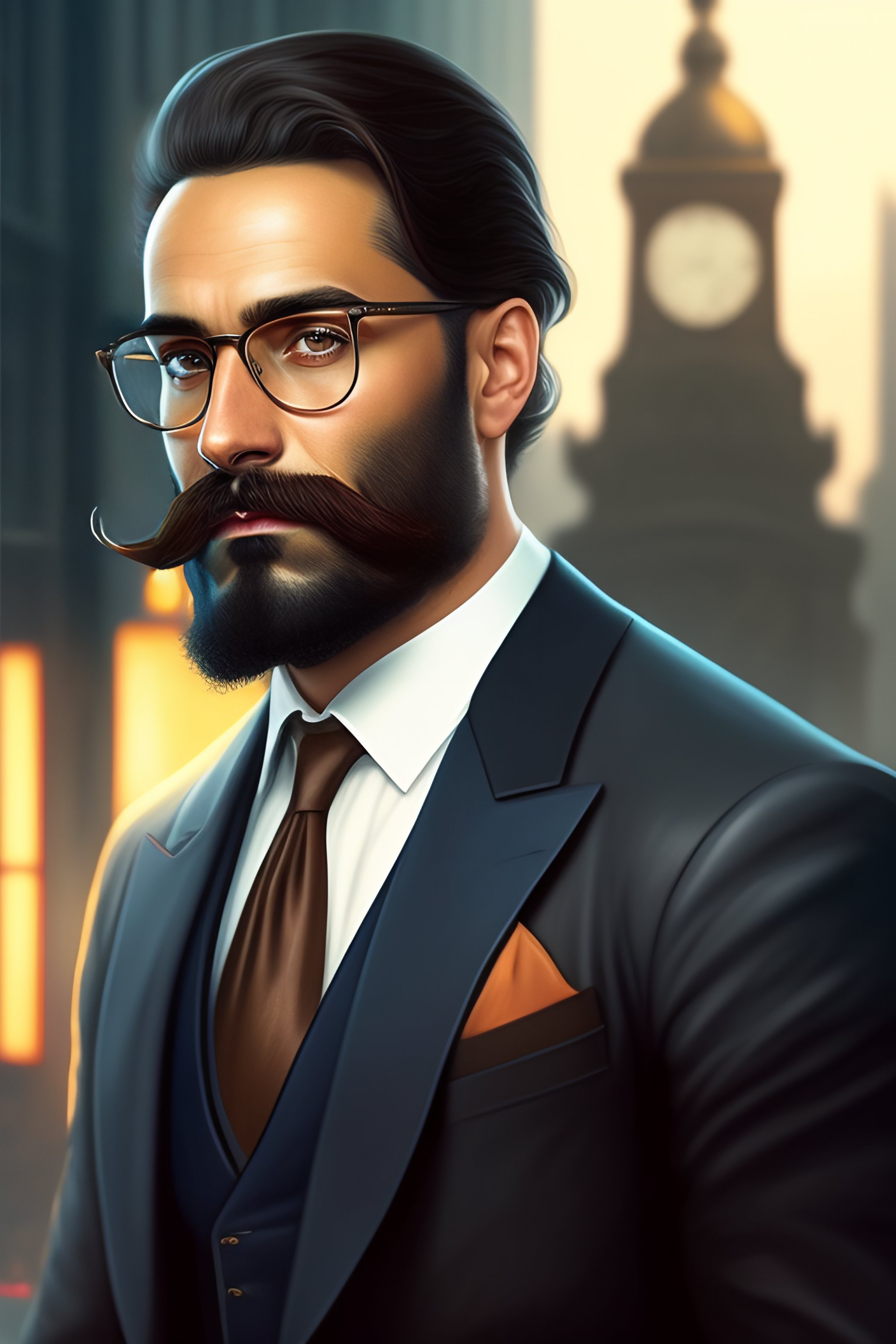 Lexica - Portrait of a 38 years old parapsychologist, in 1920, with ...