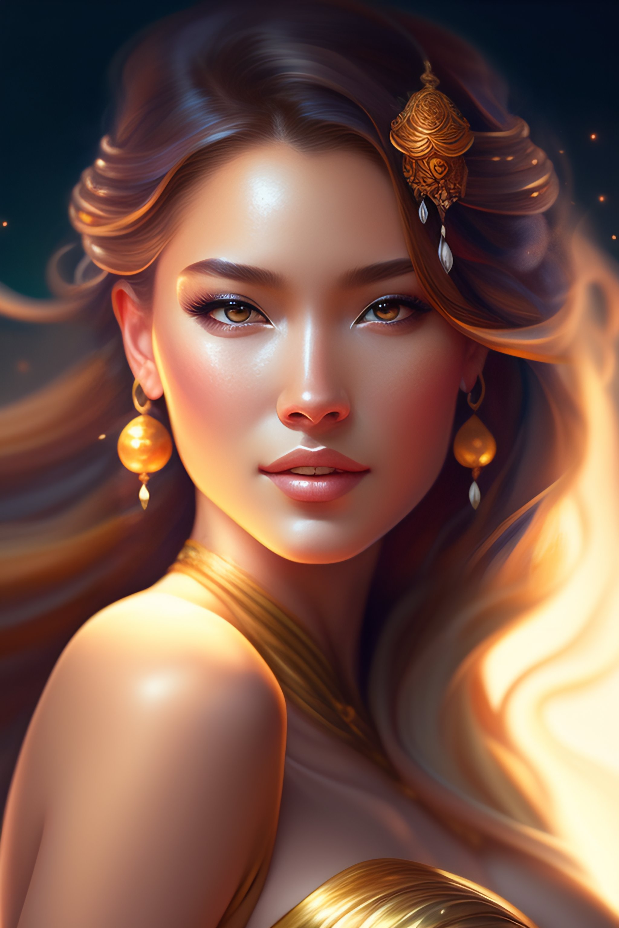 Lexica - Beautiful portrait of a full body gorgeous Princess, all body ...