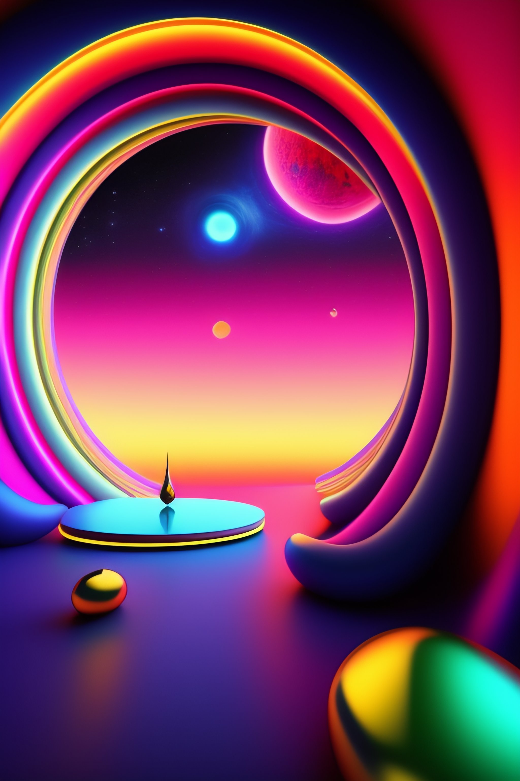 Lexica - The most psychedelic scene imaginable, in the year 3000, art ...