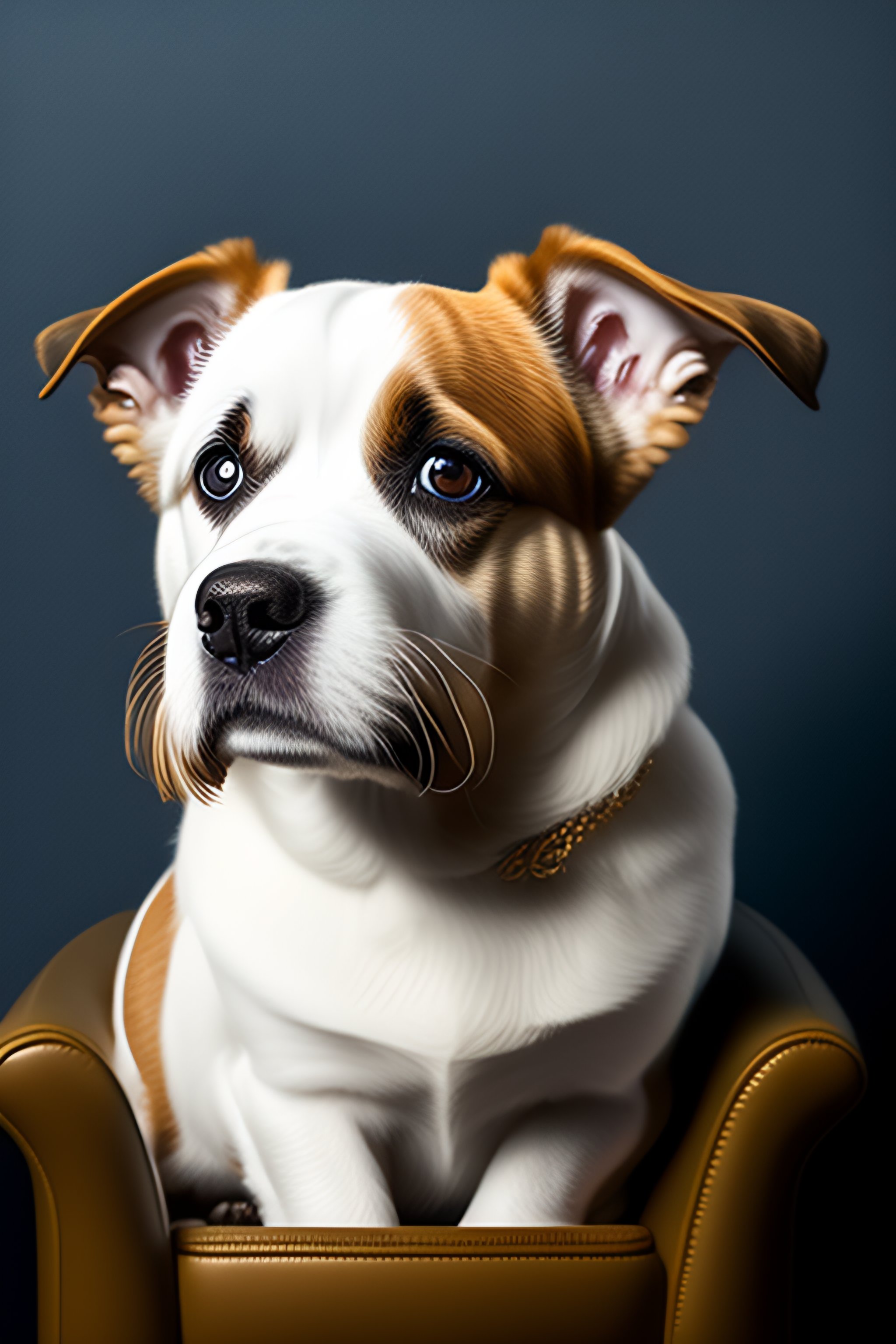 Lexica - Loki (a West Highland White Terrie) being pensative, sitting ...